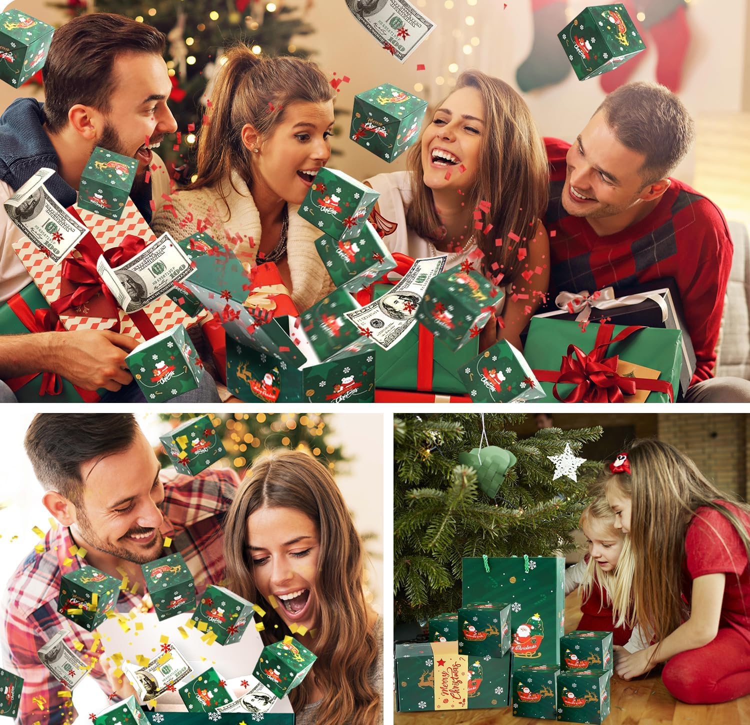 Snapklik.com : Enttgo 16pcs Surprise Gift Box Explosion For Money, 2024 ...