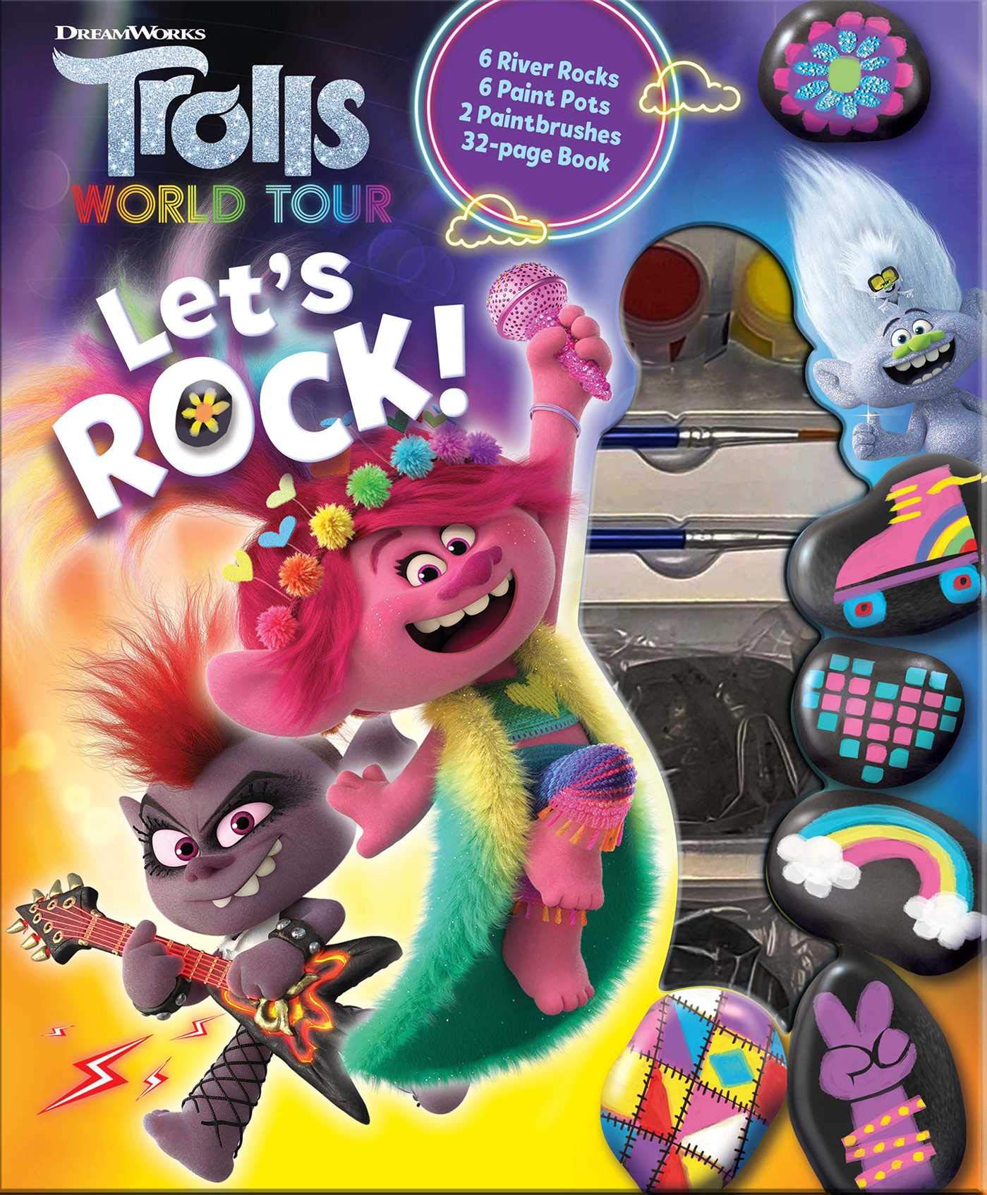 Amazon.com: DreamWorks Trolls World Tour: Let's Rock! (Rock Painting ...