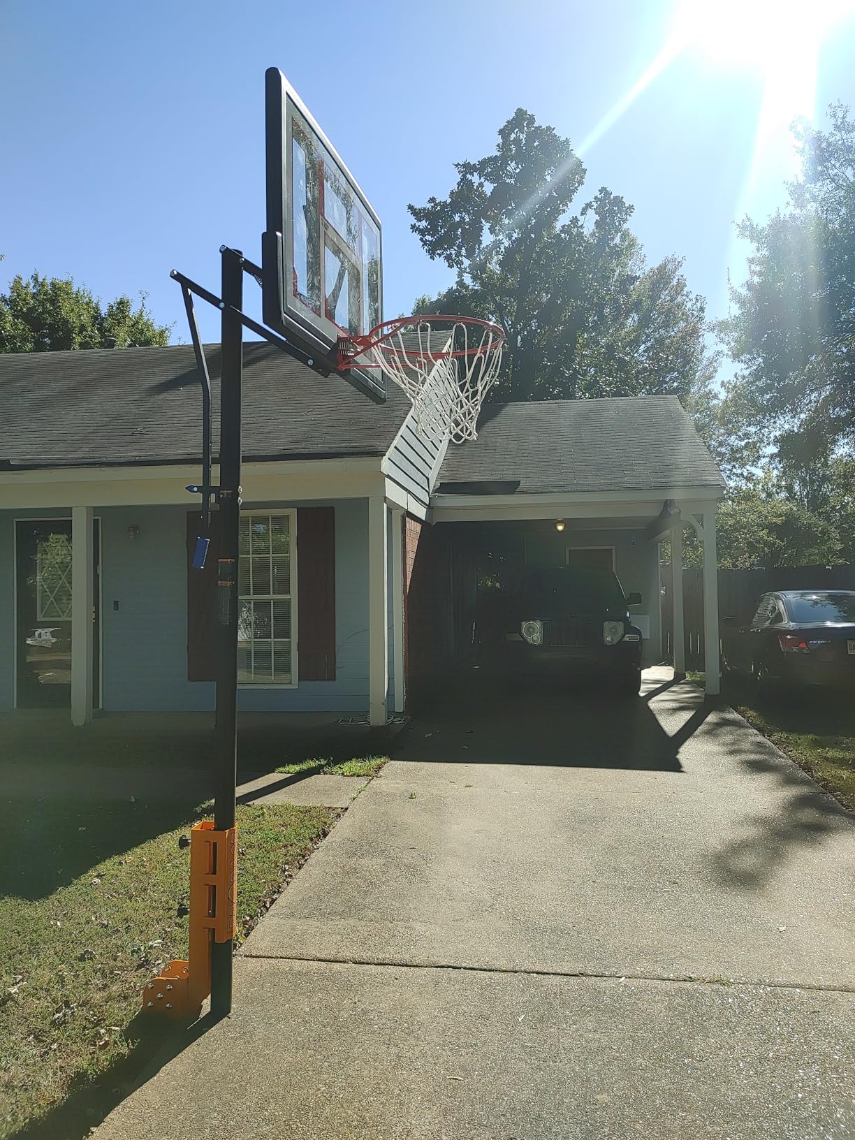 Amazon.com : PROBASE Steel Stand for Portable Basketball Hoop. Replaces ...