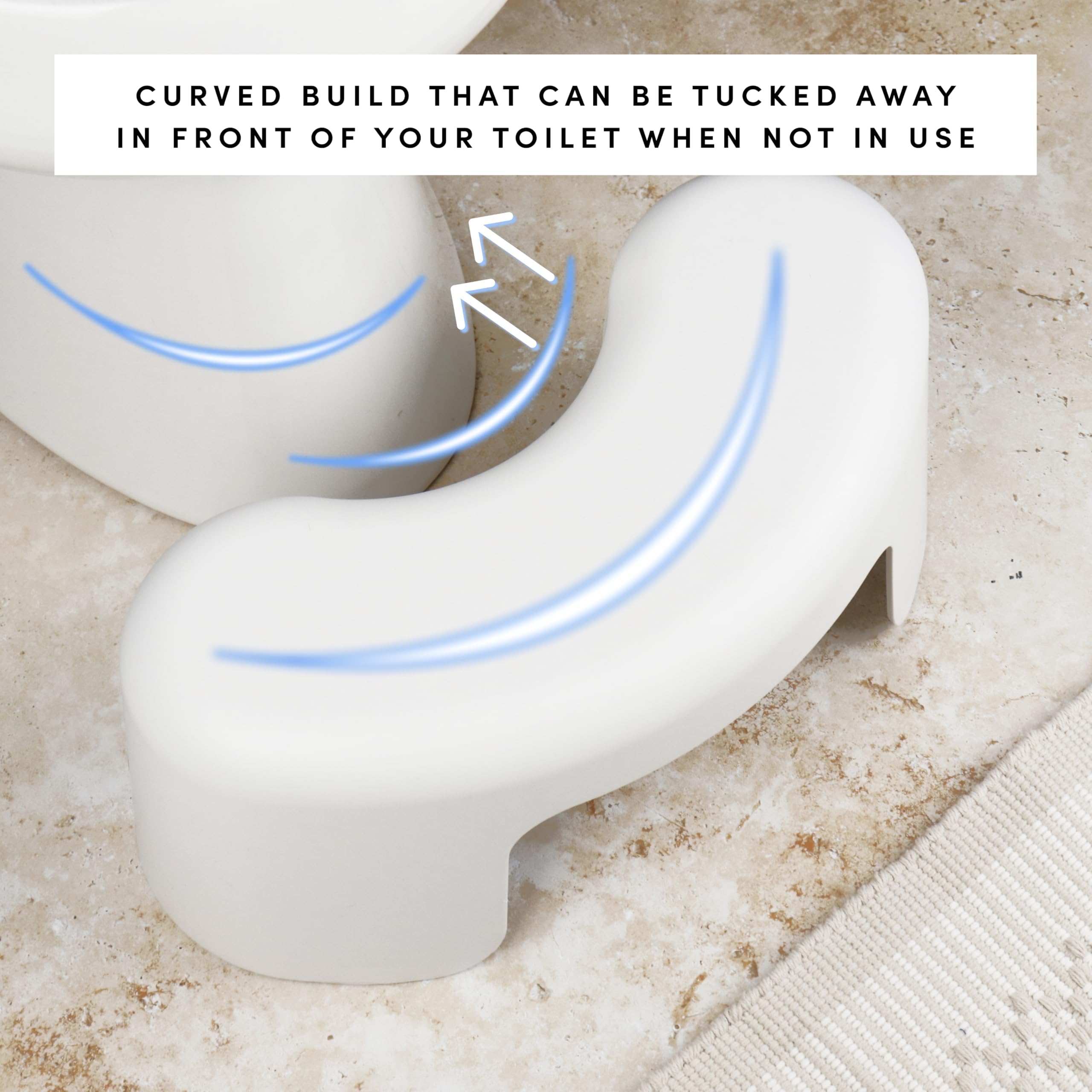 Snapklik.com : TUSHY Arc Toilet Stool: Supports A Natural Squatting ...