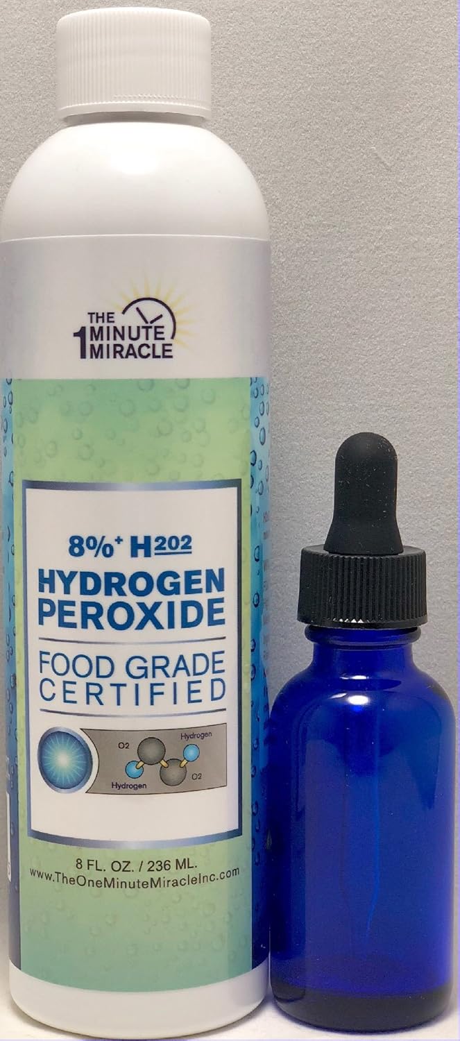 Amazon.com: 8% Hydrogen Peroxide Food Grade - Recommended by: The One ...