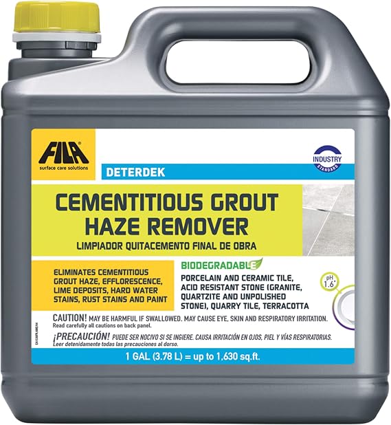 Amazon.com: FILA Surface Care Solutions DETERDEK Haze Remover, Grout ...