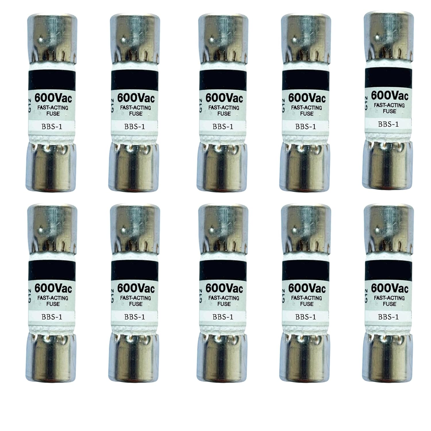 10-Pack New BBS-1 BBS-1A 600Vac Fast Acting Fuse,BBS 1A Multi-Meter ...