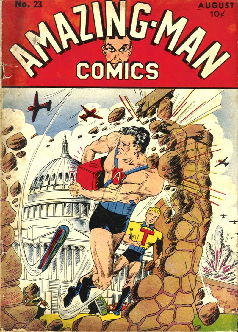 Amazon.com: Amazing-Man Comics #23 (Illustrated) (Golden Age ...