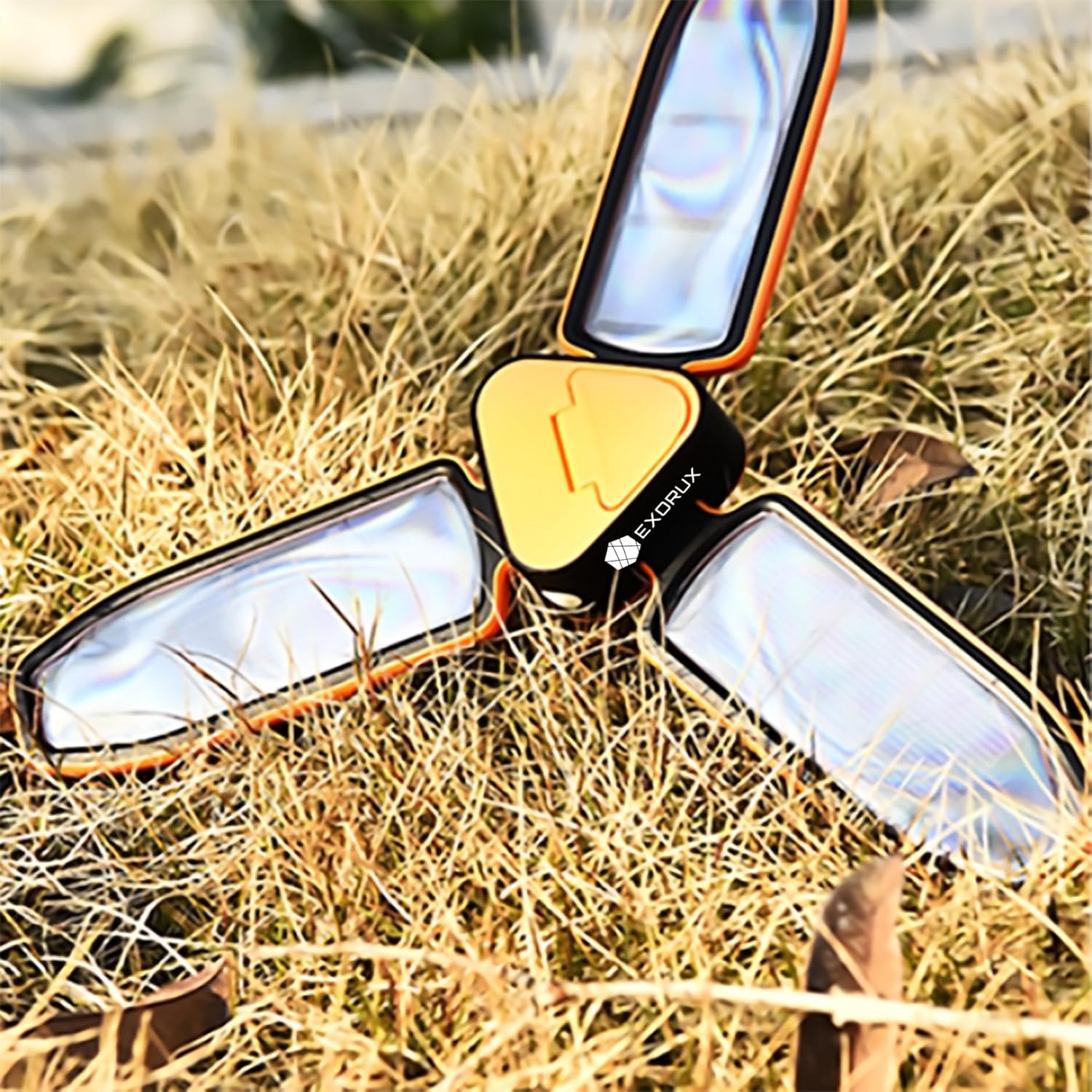 Linterna solar 3 en 1 para acampar, linterna de emergencia LED plegable ...