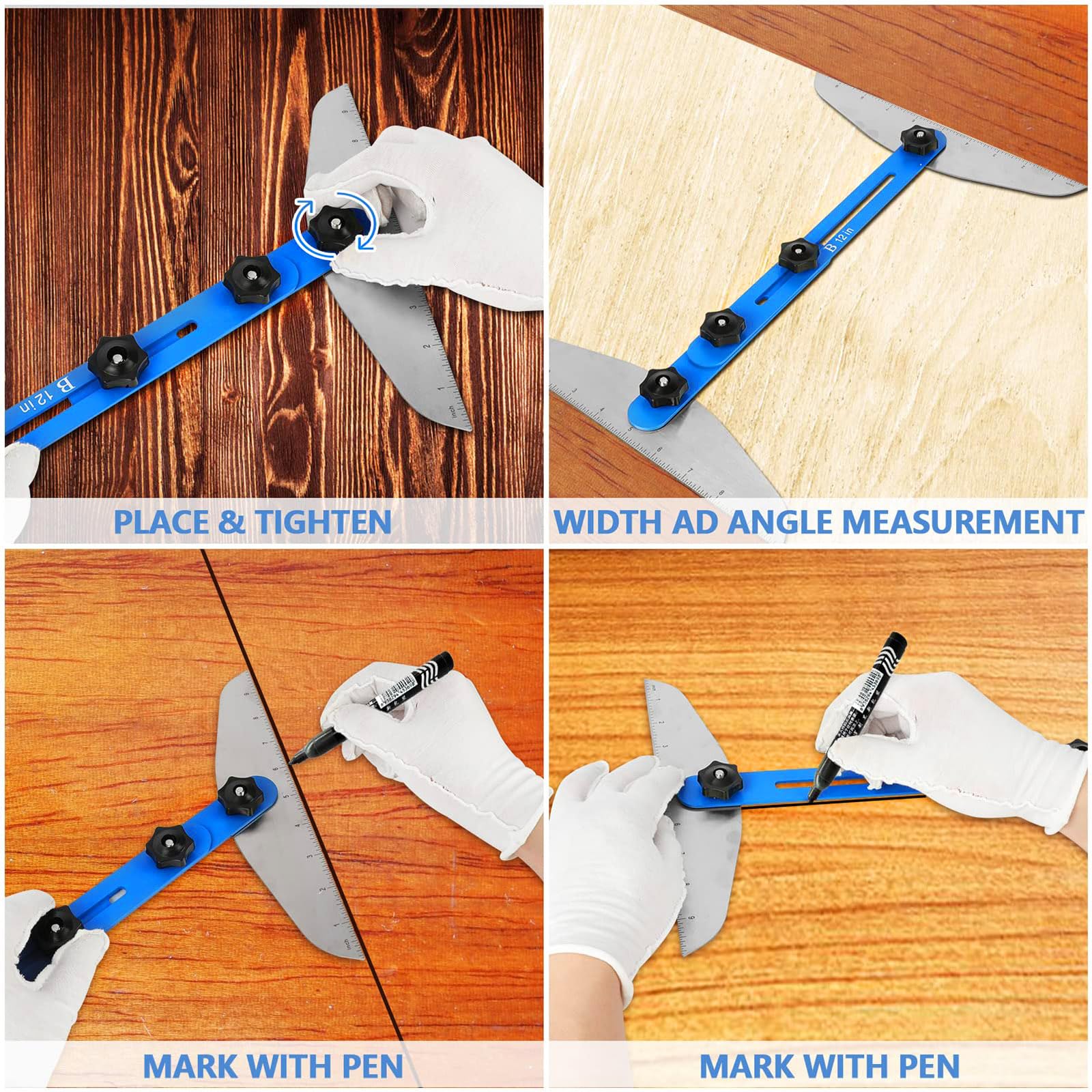 Snapklik.com : Stair Tread Template Tool, Aluminum Alloy Stair Tread ...