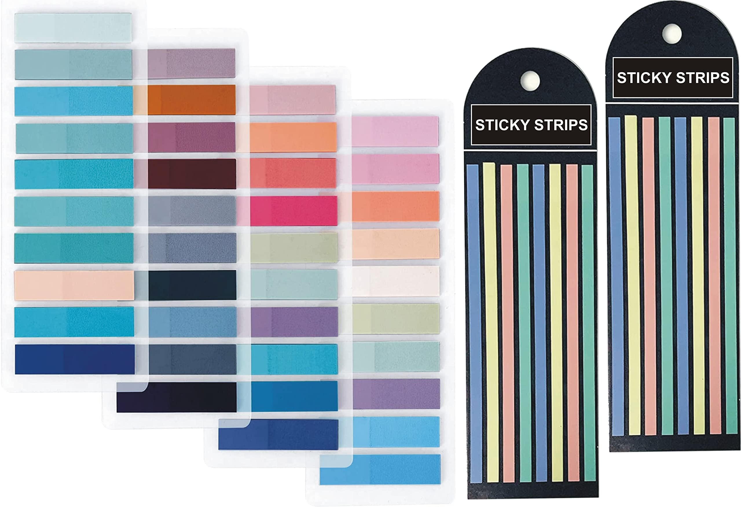 IMPRINT Combo of Multi Colour Book Tabs with Pastel Colour Highlighting ...