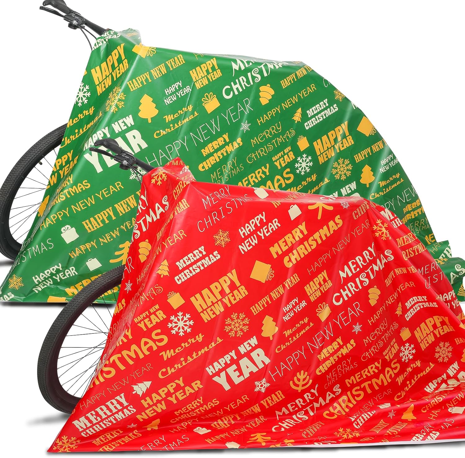 Amazon.com: Extra Large Jumbo Holiday Bike Gift Bags, 2PC Oversized XXL Reusable Big Wrapping ...