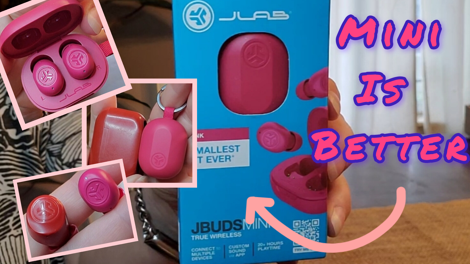 Watch Mini Is Better JLab Review Compared To Jlab Go Pop on Amazon Live