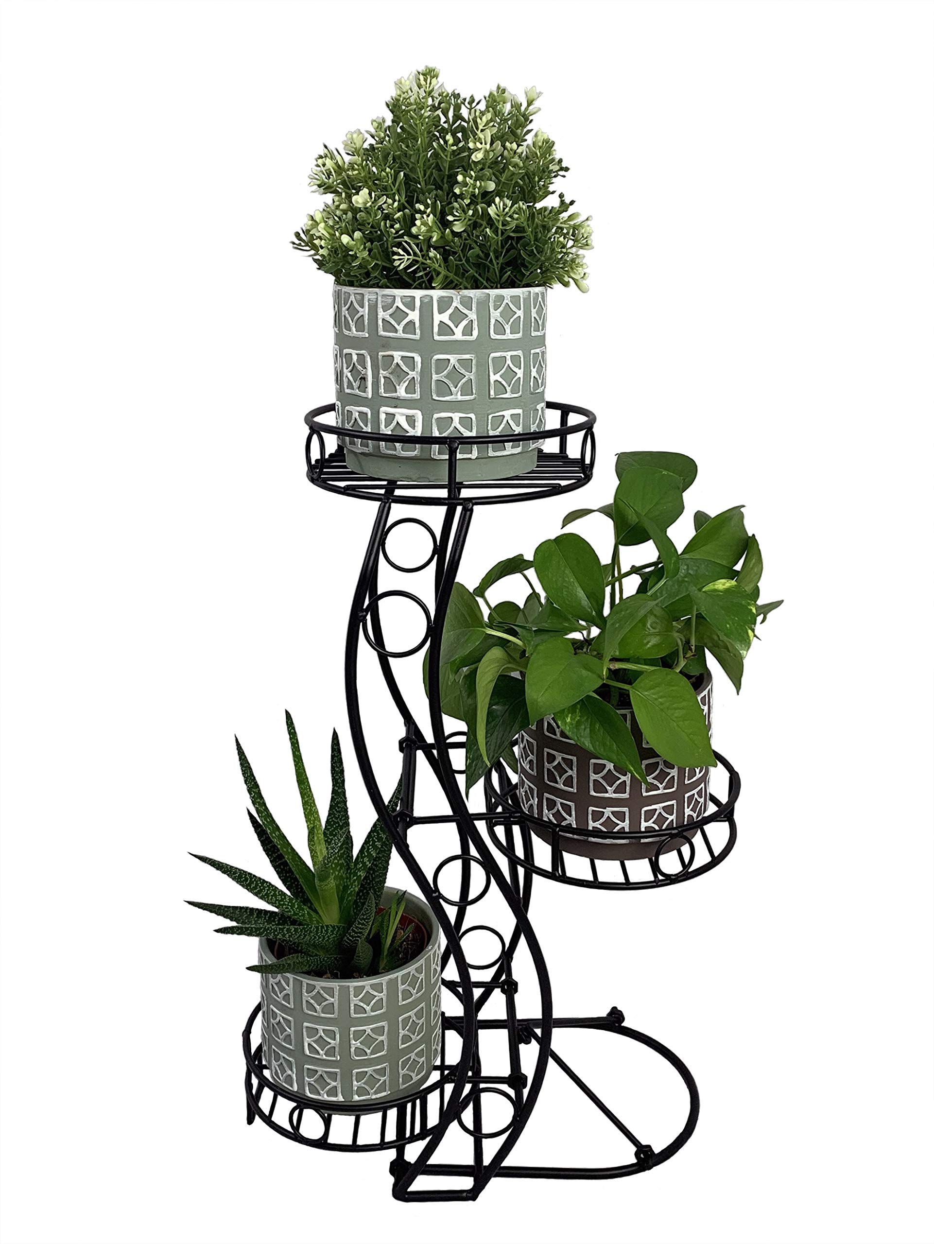 Buy Cocoyard Three Flower Pot Collapsible Stand. No Assembly Tools ...