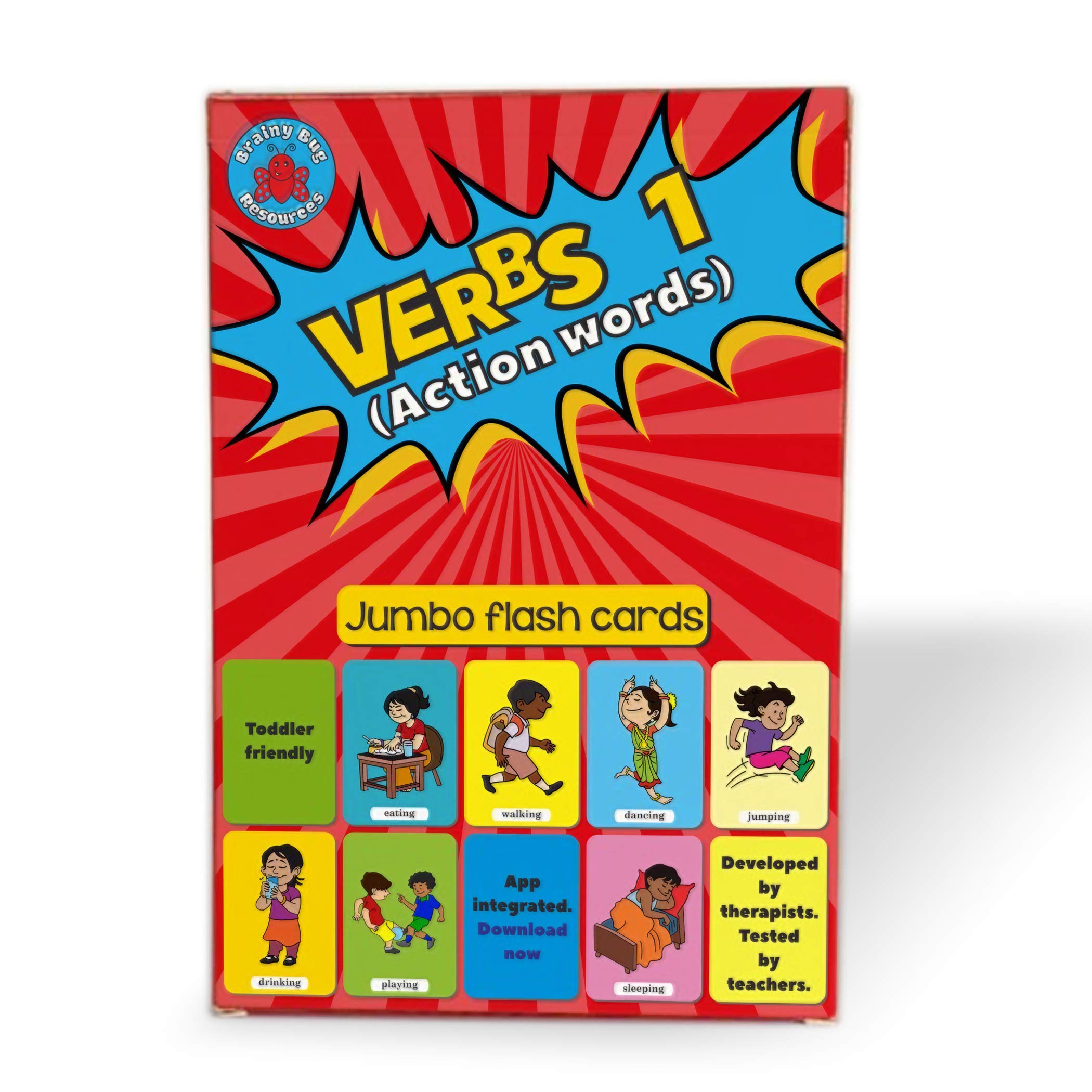 Buy Action Flash Cards for Kids | Flash Cards for Learning English ...