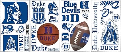 Amazon.com: RoomMates RMK1057SCS Duke University Peel & Stick Wall ...