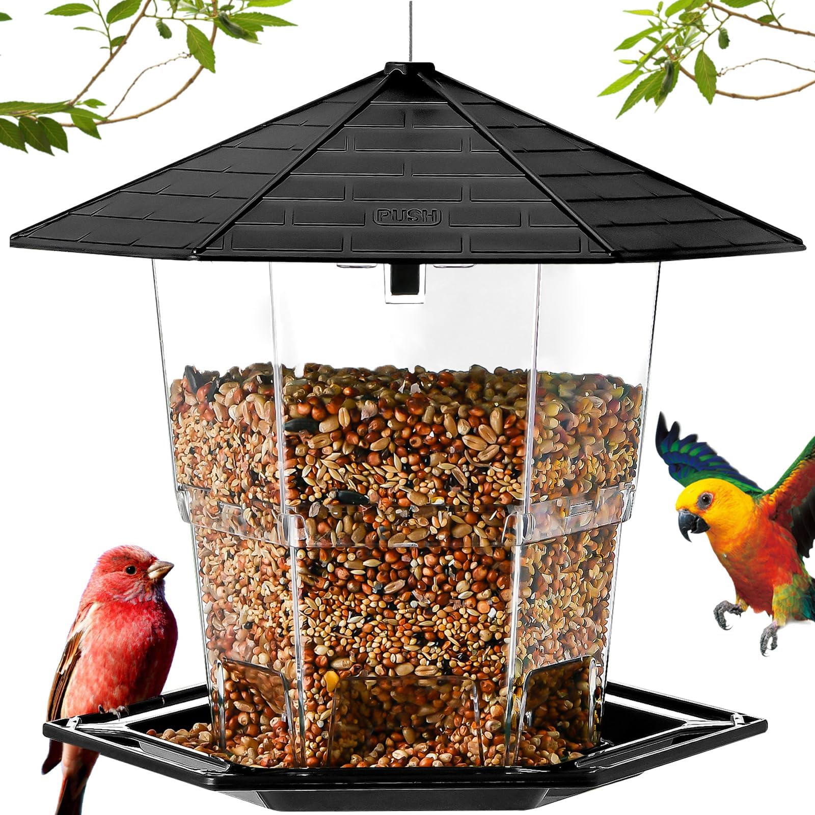 Amazon.com : Woodlink NA6262 Audubon Hopper Deluxe Gazebo Wild Bird ...