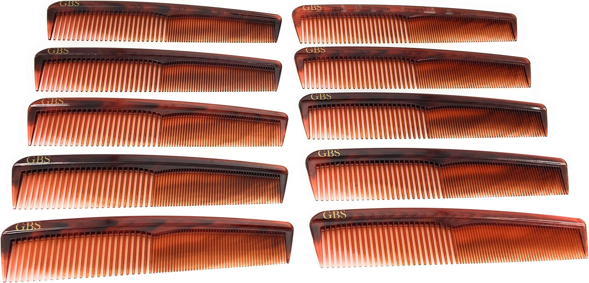 Amazon.com : G.B.S Professional Handmade Grooming Combs, Pack of 10 ...