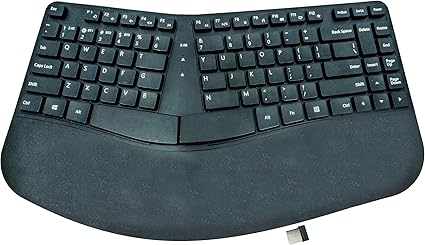 Accuratus Contour - Wireless Sculptured Ergonomic Split Key Multimedia ...