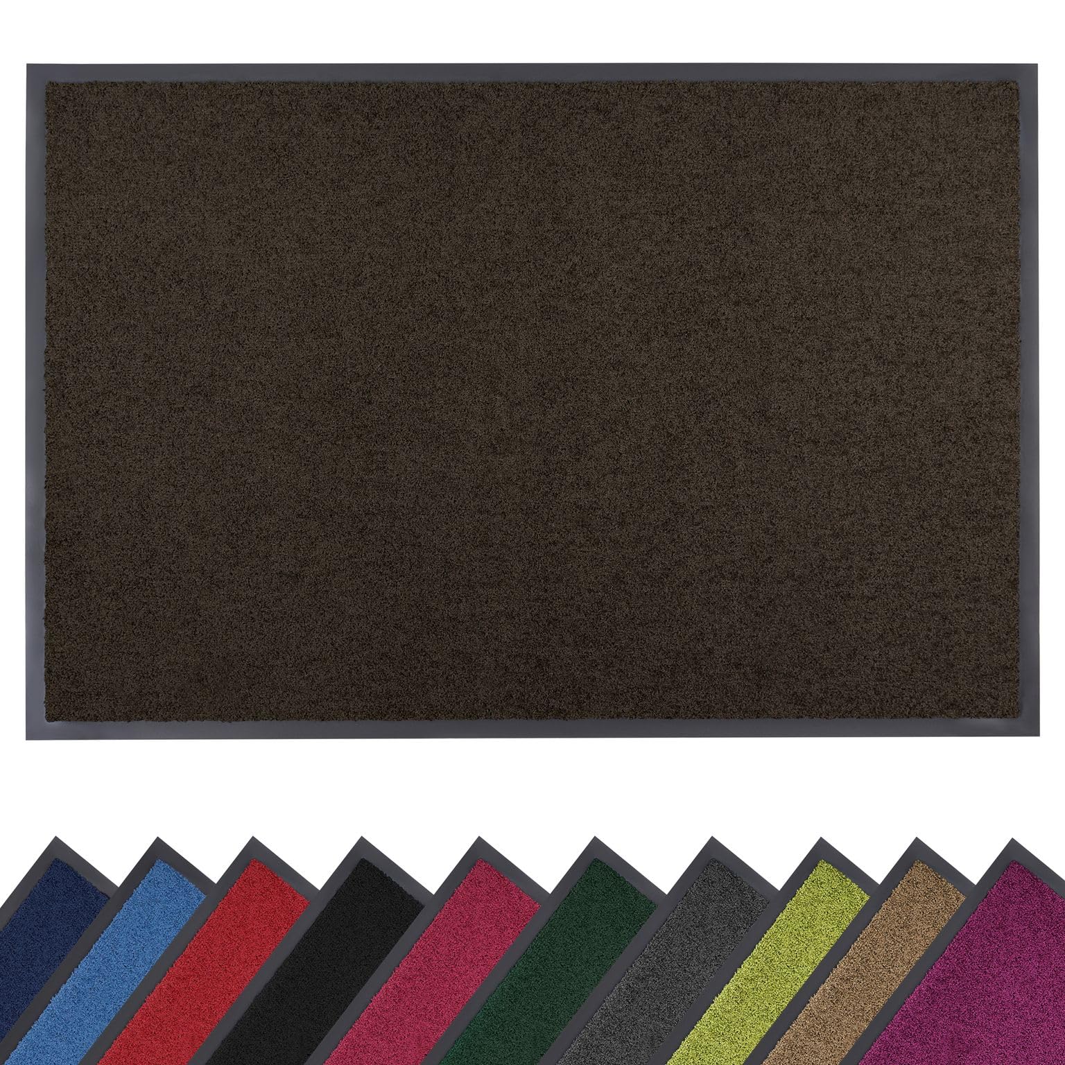 Bravich Barrier Door Mat. Indoor & Outdoor Rubber Backed Floor Mats ...