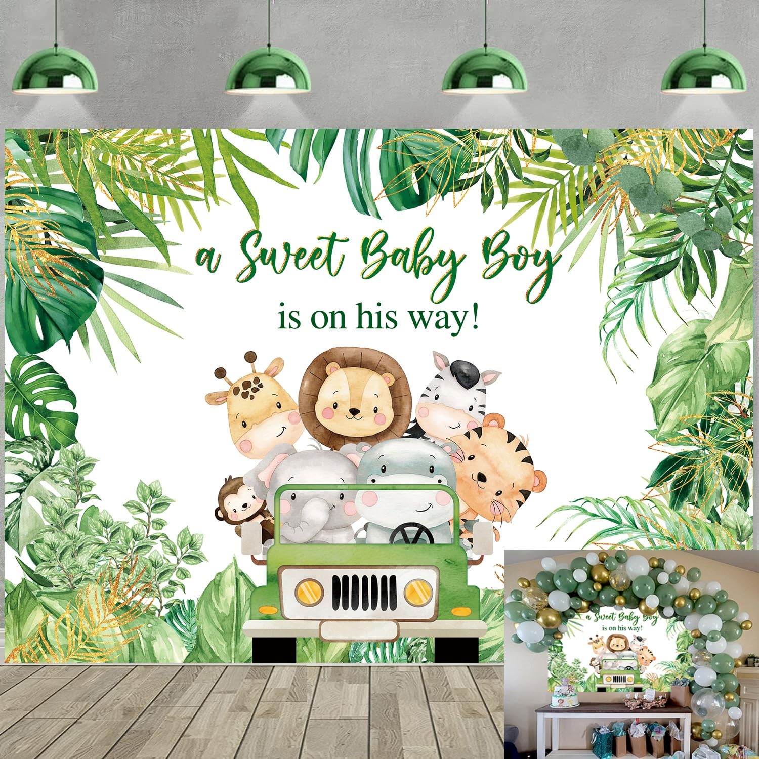 Temi Baby Shower Per Ragazzi Safari Decorazioni Da Sala Per Battesimi