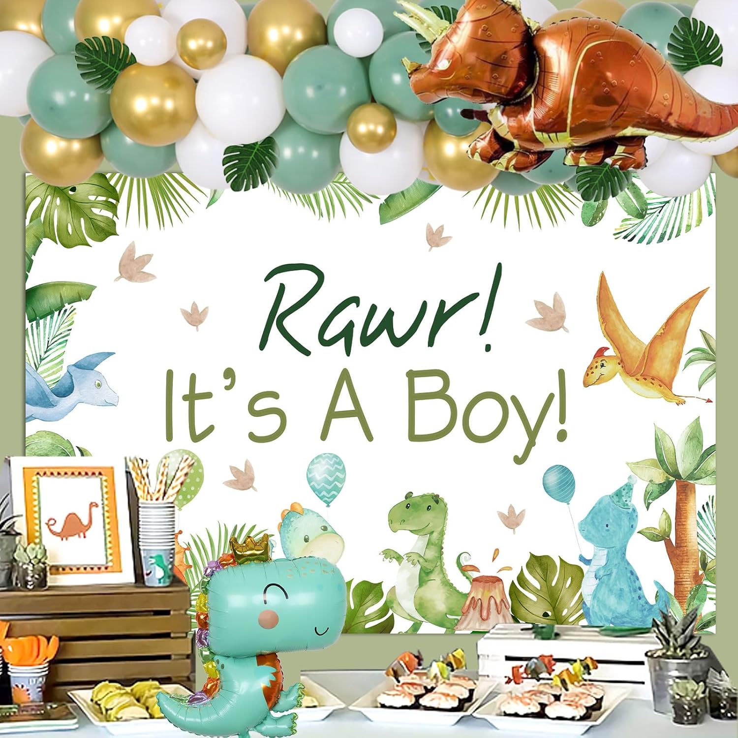 Paquetes De Dinosaurios Para Baby Shower Baby Shower Dinosaur: Más De