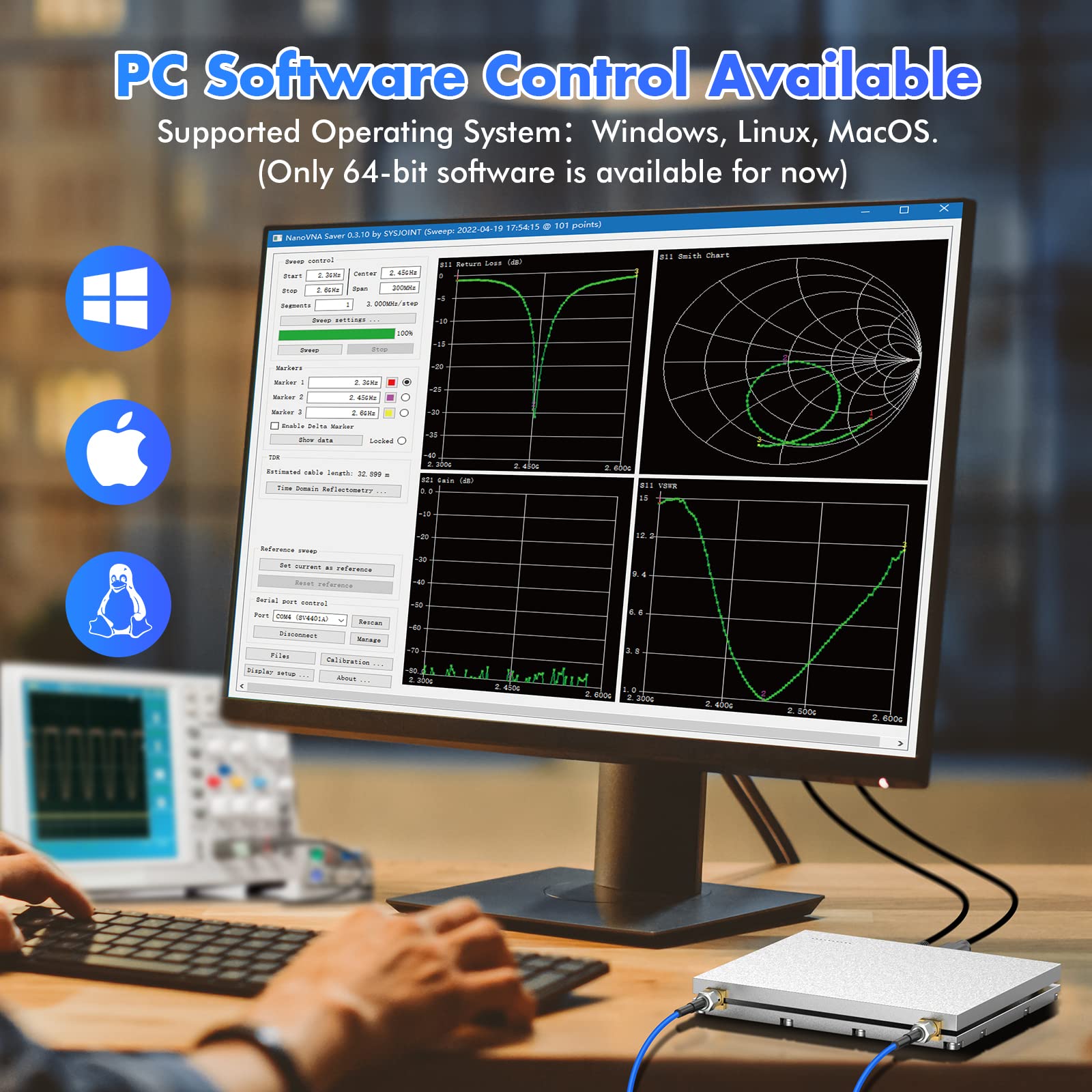 2022 Upgraded Librevna 2 0 100khz 6ghz Vector Network Analyzer | Desertcart INDIA