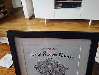Personalised house warming map gift | New home present : Amazon.co.uk ...