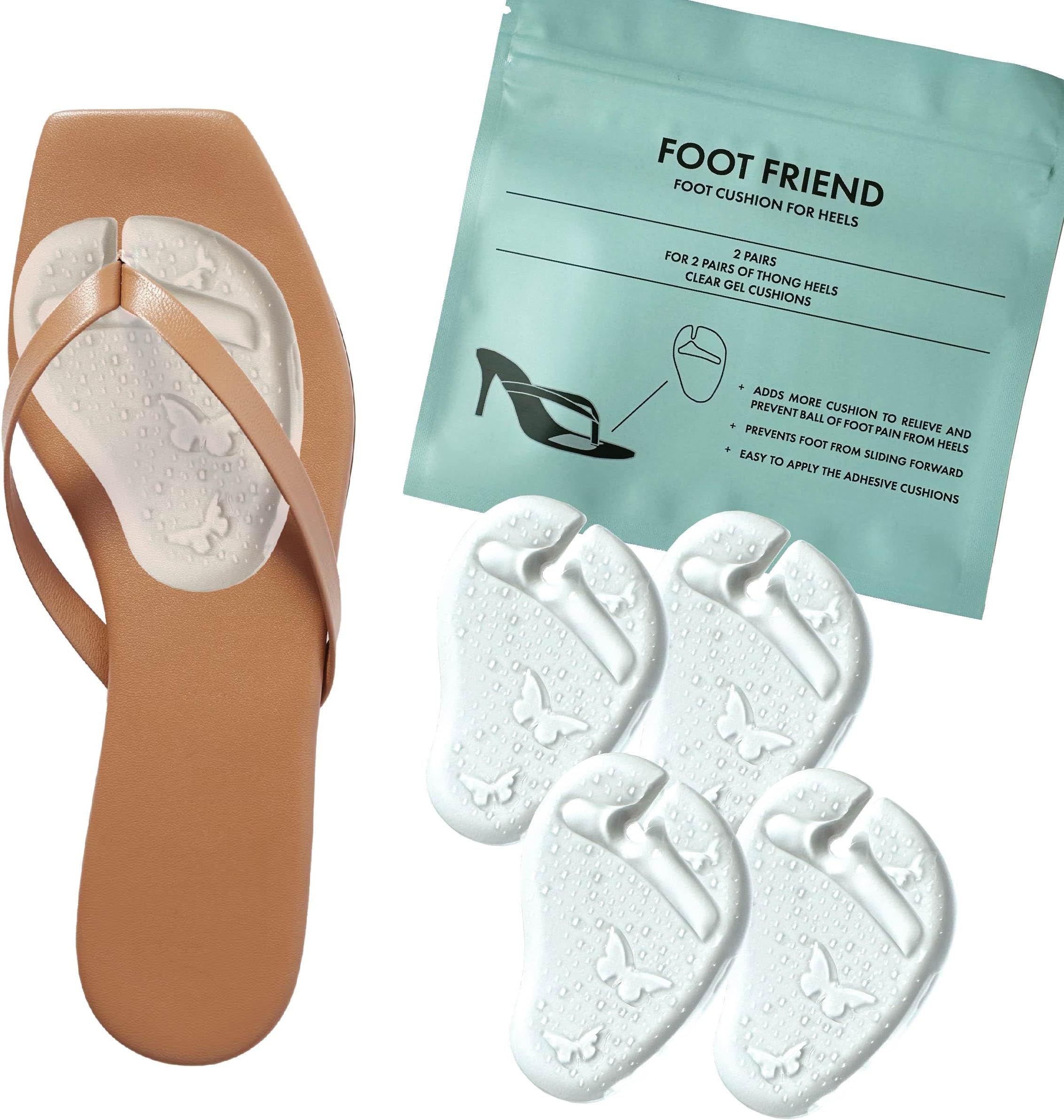 Amazon.com: 3Pairs Soft Silicone Flip Gel Cushions Pad Toe Protectors ...