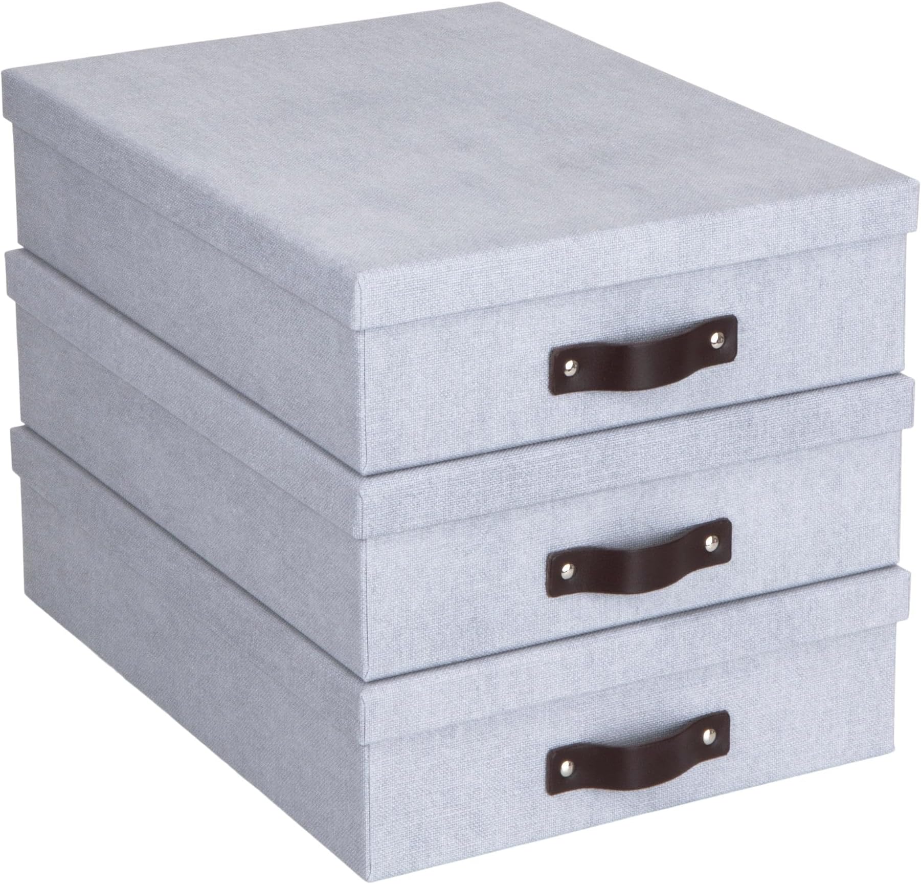 Amazon.com: Bigso Box of Sweden Oskar Canvas Fiberboard Document Letter ...