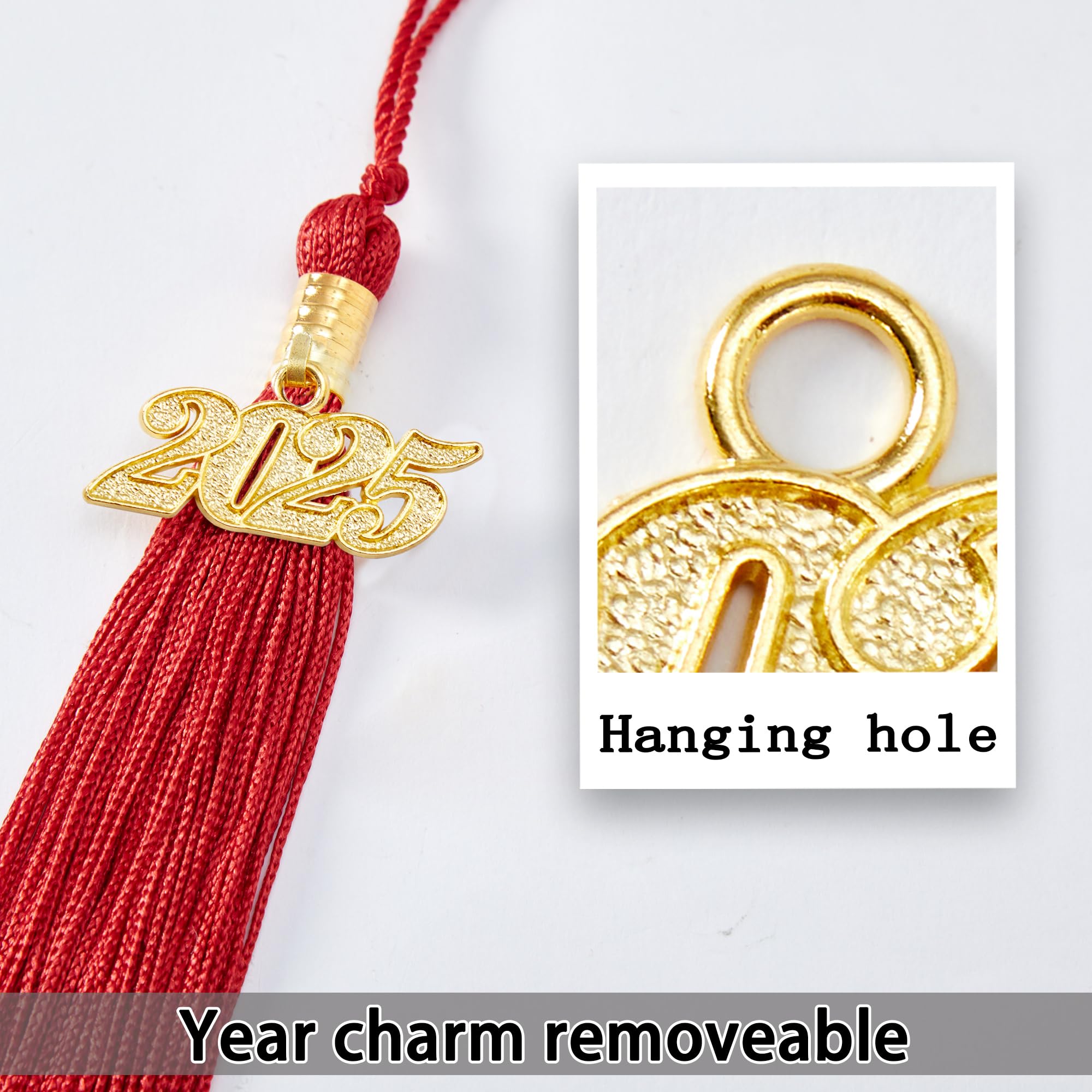 Snapklik.com : TngHui Preschool And Kindergarten Shiny Red Graduation Cap
