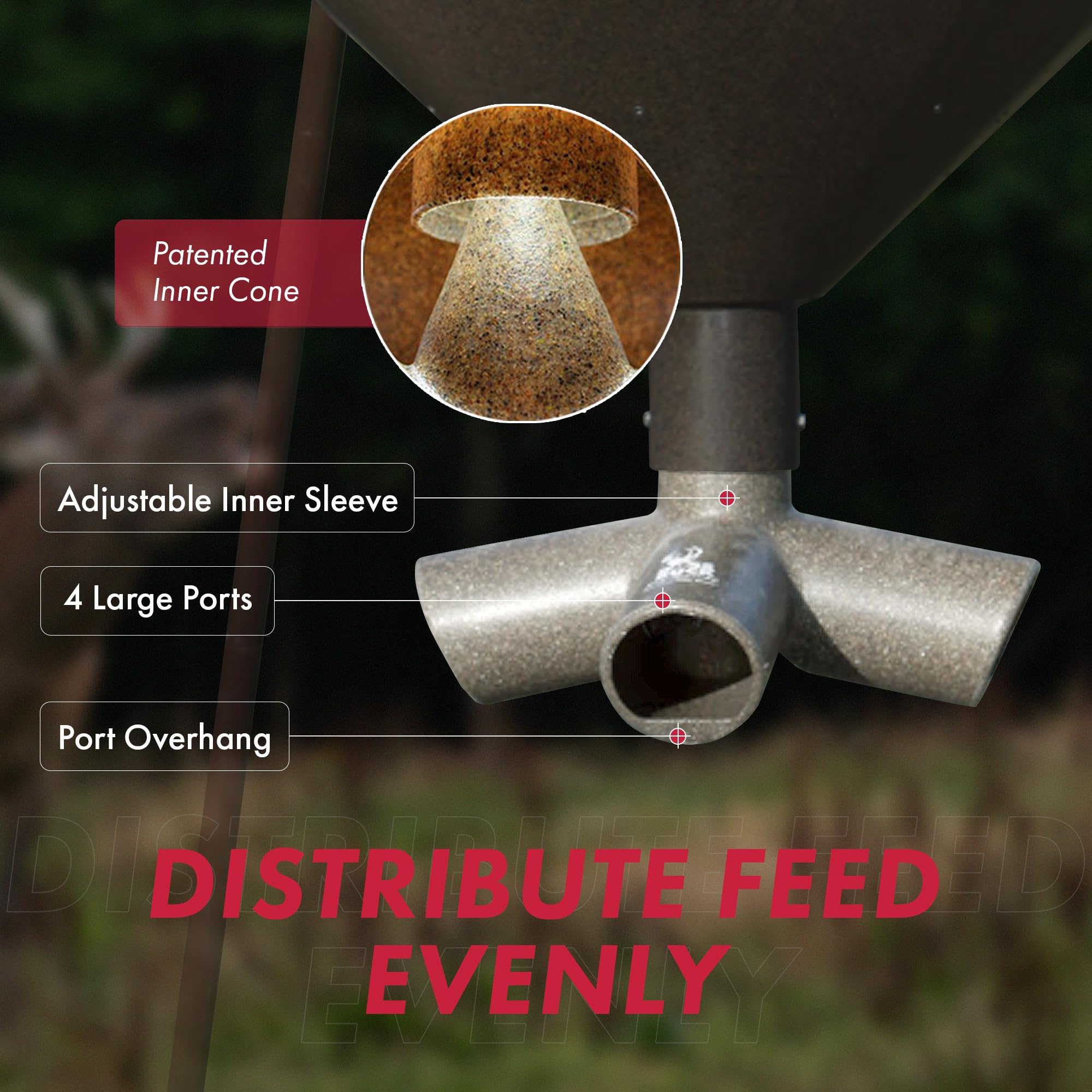 Snapklik.com : Boss Buck Protein 4 Way Gravity Head, Hunting Durable ...