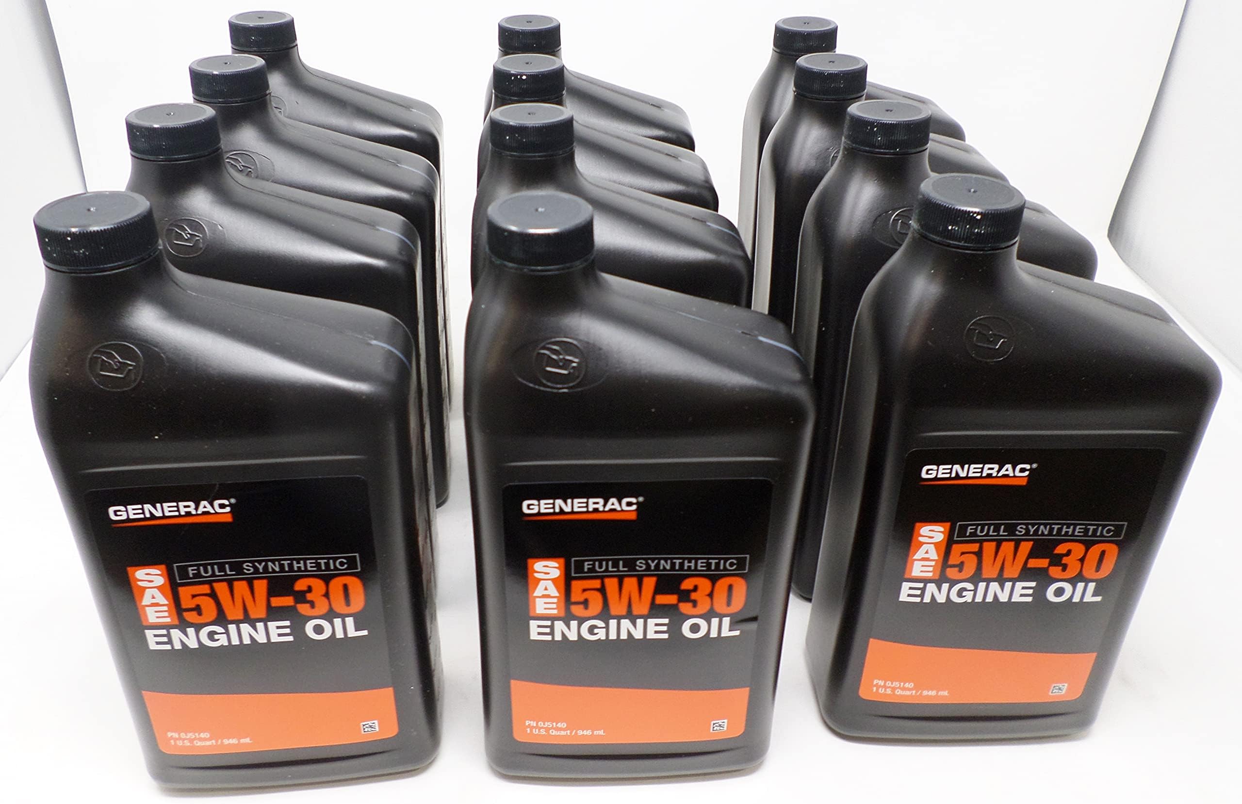 Amazon.com: Generac 5-Pack Full Synthetic Motor Oil 5W-30 SN Quart ...