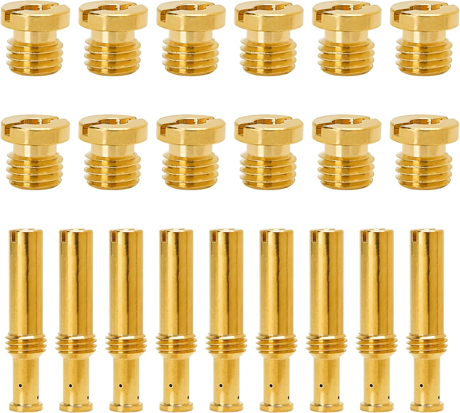 Amazon.com: 21 Pieces Jet Assortment Kit Carburetor Replacement Parts ...