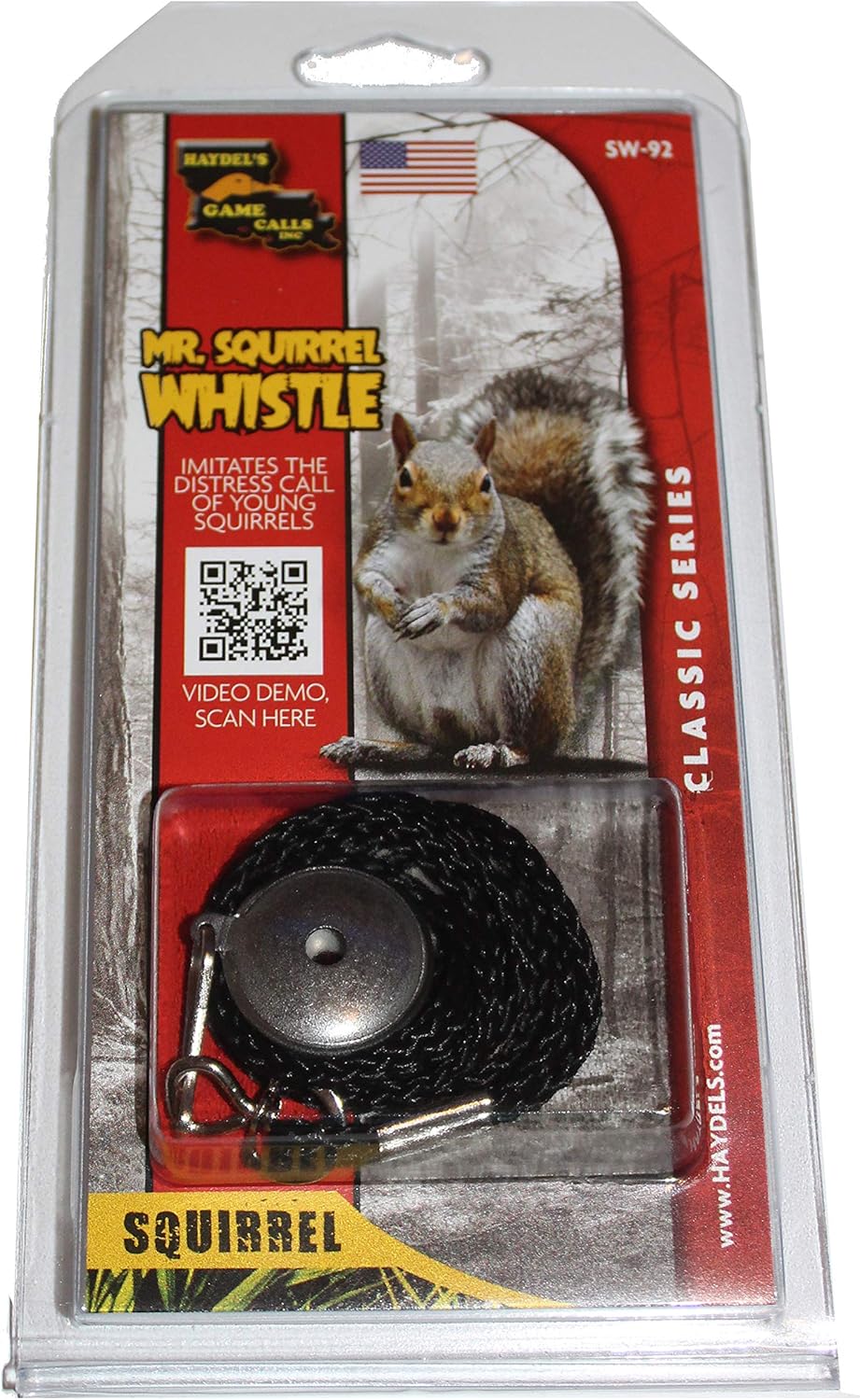 Amazon.com : Haydel's Game Calls Inc. SW-92 AMZ Mr. Squirrel Whistle ...