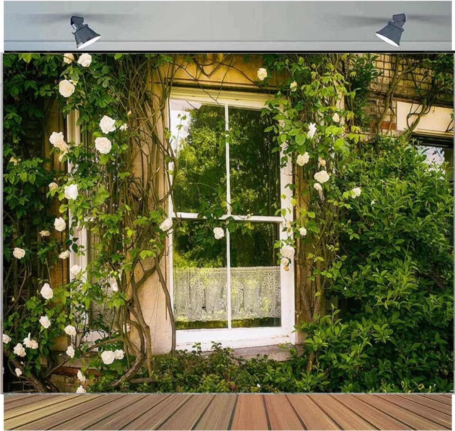 Amazon.com : 5x3 Feet Spring Wedding Custom Backdrops Window Greenhouse ...