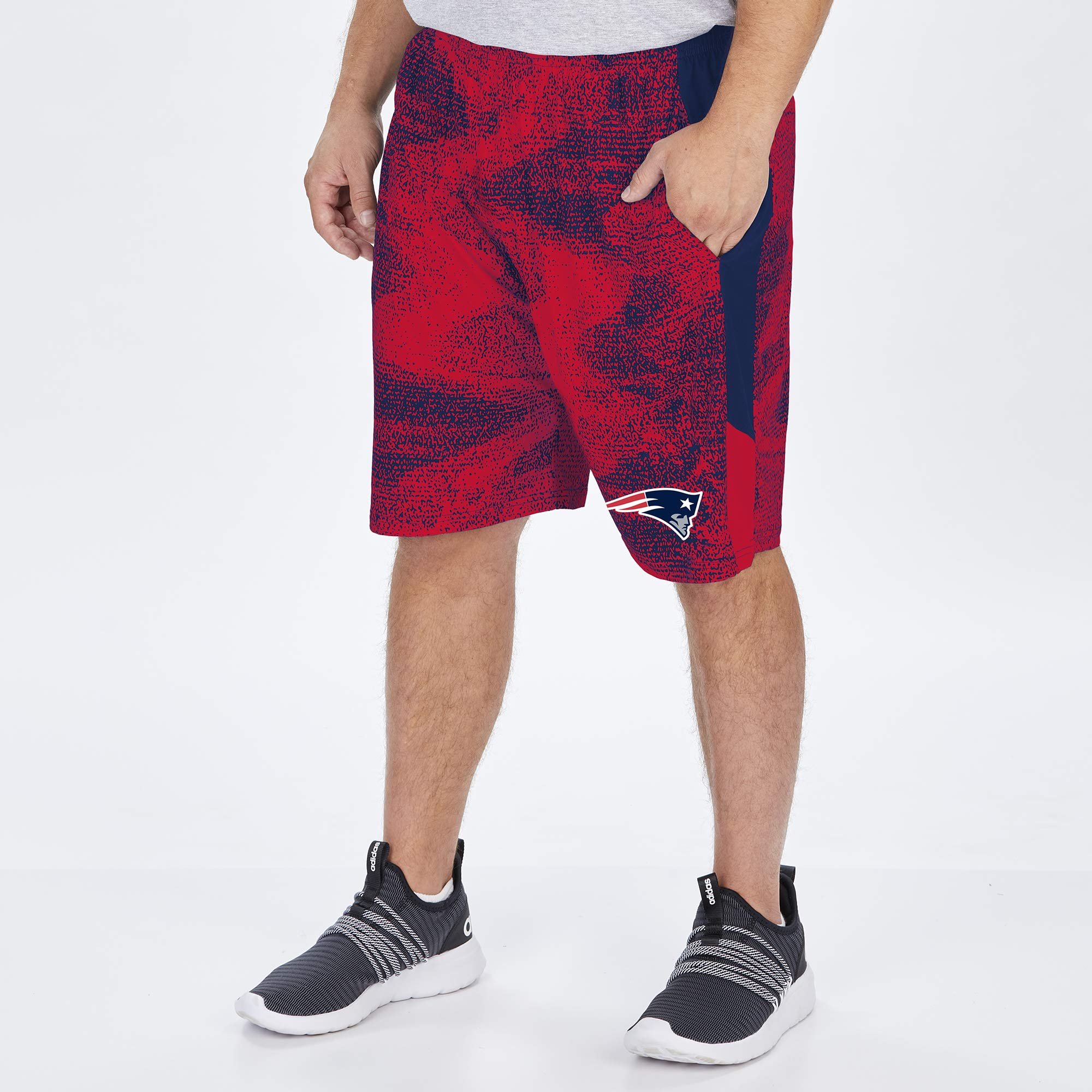 Zubaz Officially Licensed Men's NFL Static Poly Short with Side Panels ...