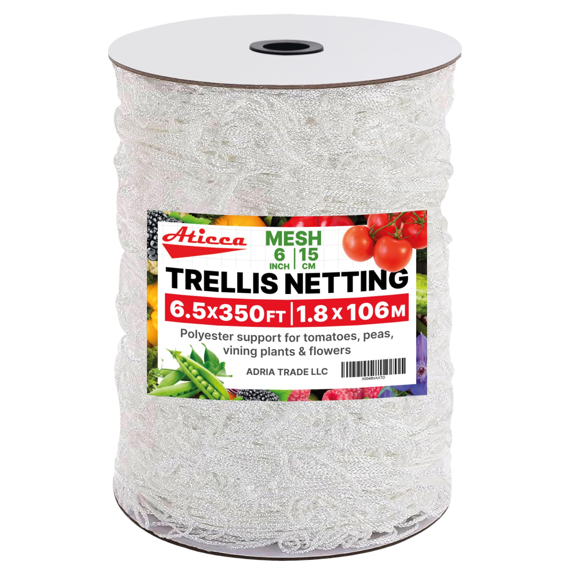Amazon.com : Trellis Netting 6.5 x 350 ft Heavy Duty Polyester Plant ...