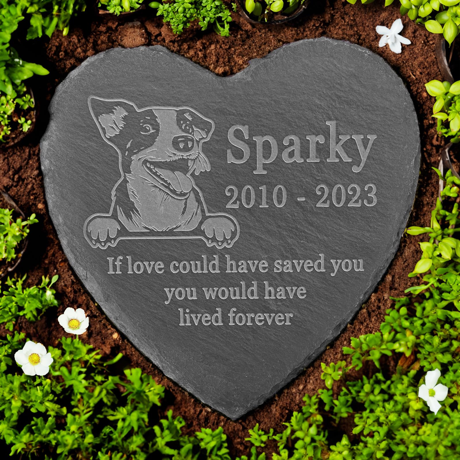 Amazon.com : Eremovd Personalized Jack Russell Terrier Memorial, Jack ...