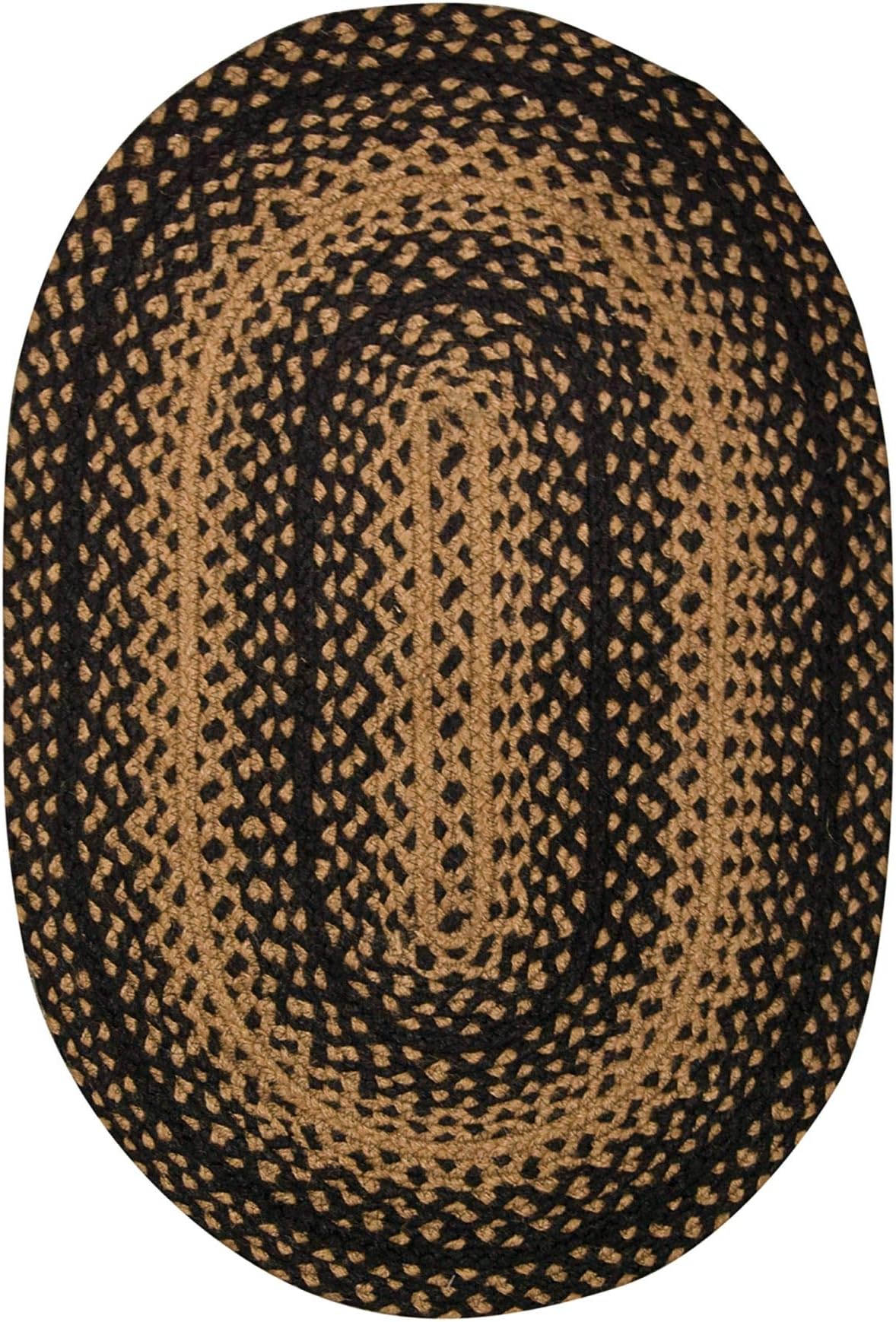 Amazon.com: IHF Home Décor | Black Forest Premium Braided Collection ...