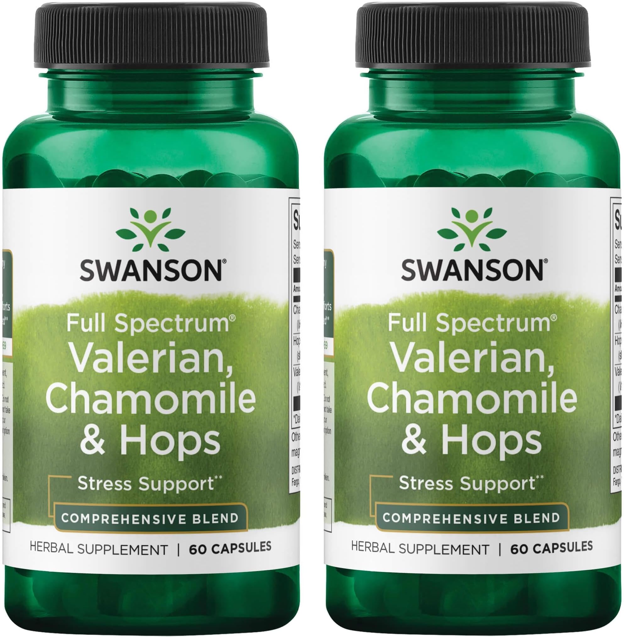 Amazon.com: Swanson Valerian, Chamomile & Hops - Full Spectrum Herbal ...