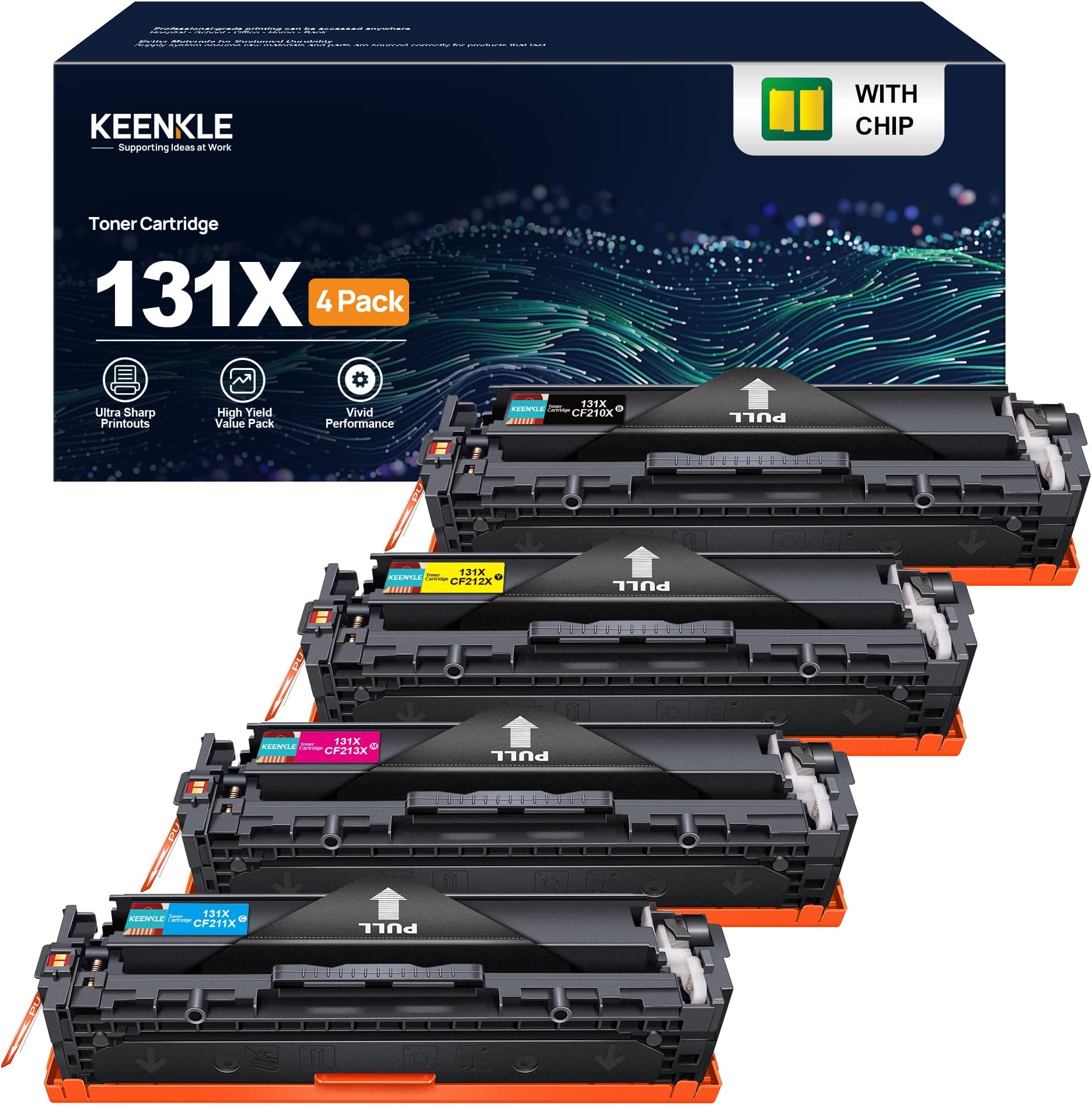 HP 131X (CF210X) Schwarz Original Toner mit hoher Reichweite für HP ...