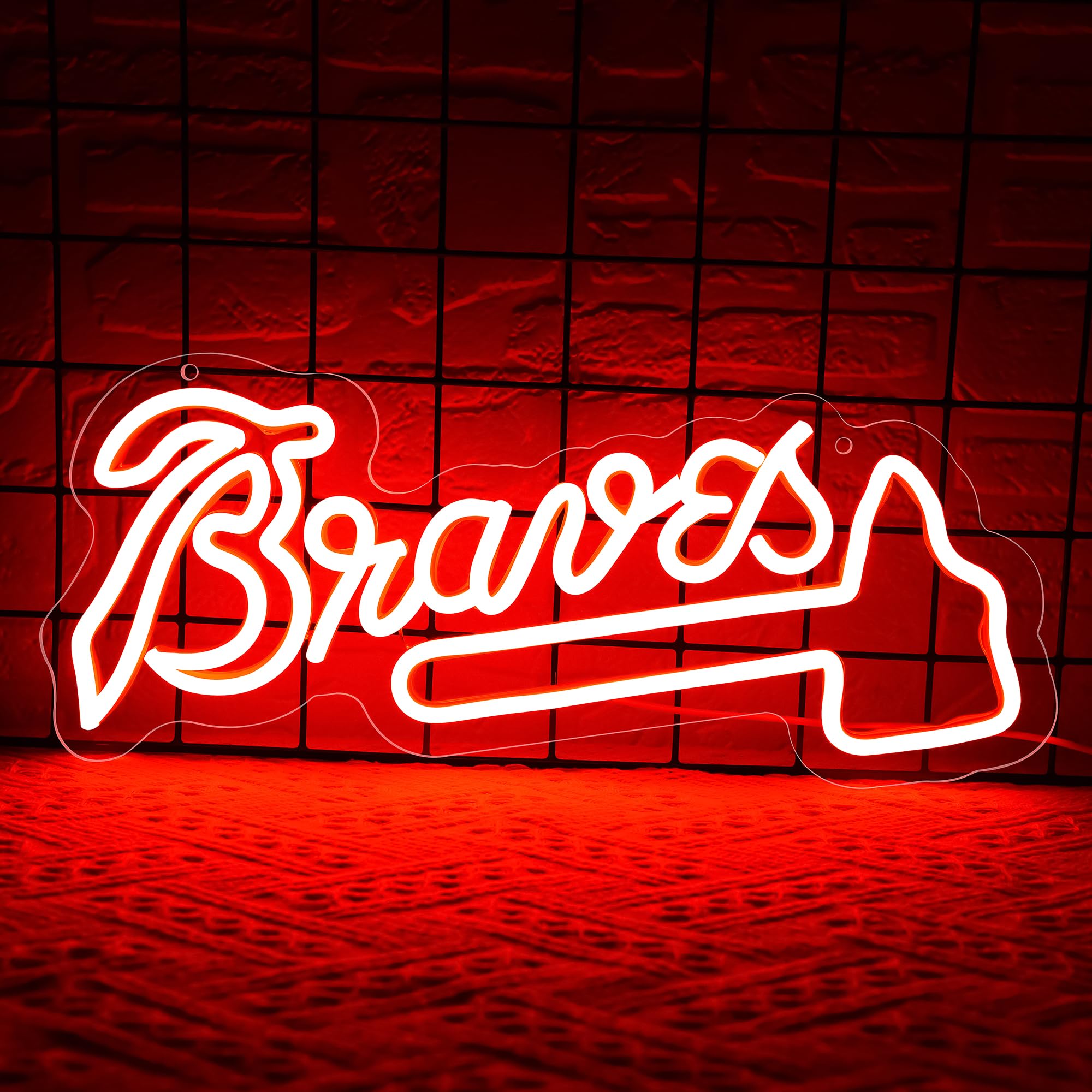 Amazon.com : Baseball Neon Sign for Wall Decor Sport Team Neon Light ...