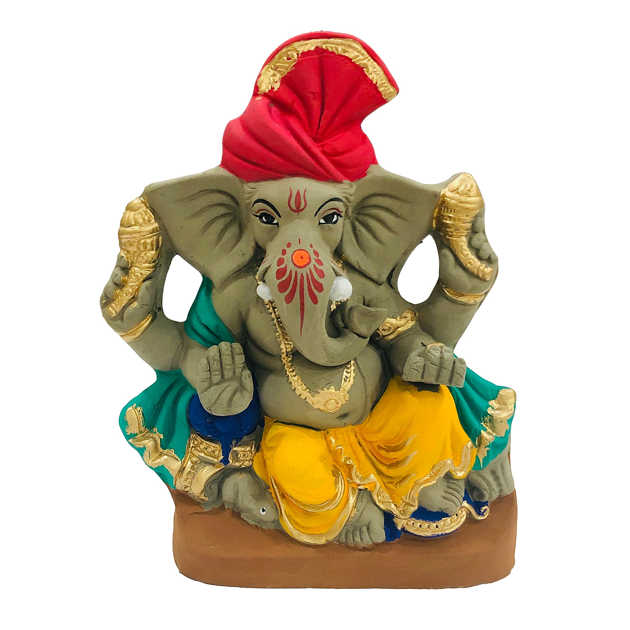 Shopmefast Eco Friendly Ganpati Murti Matti Ganesha Idol Biodegradable ...