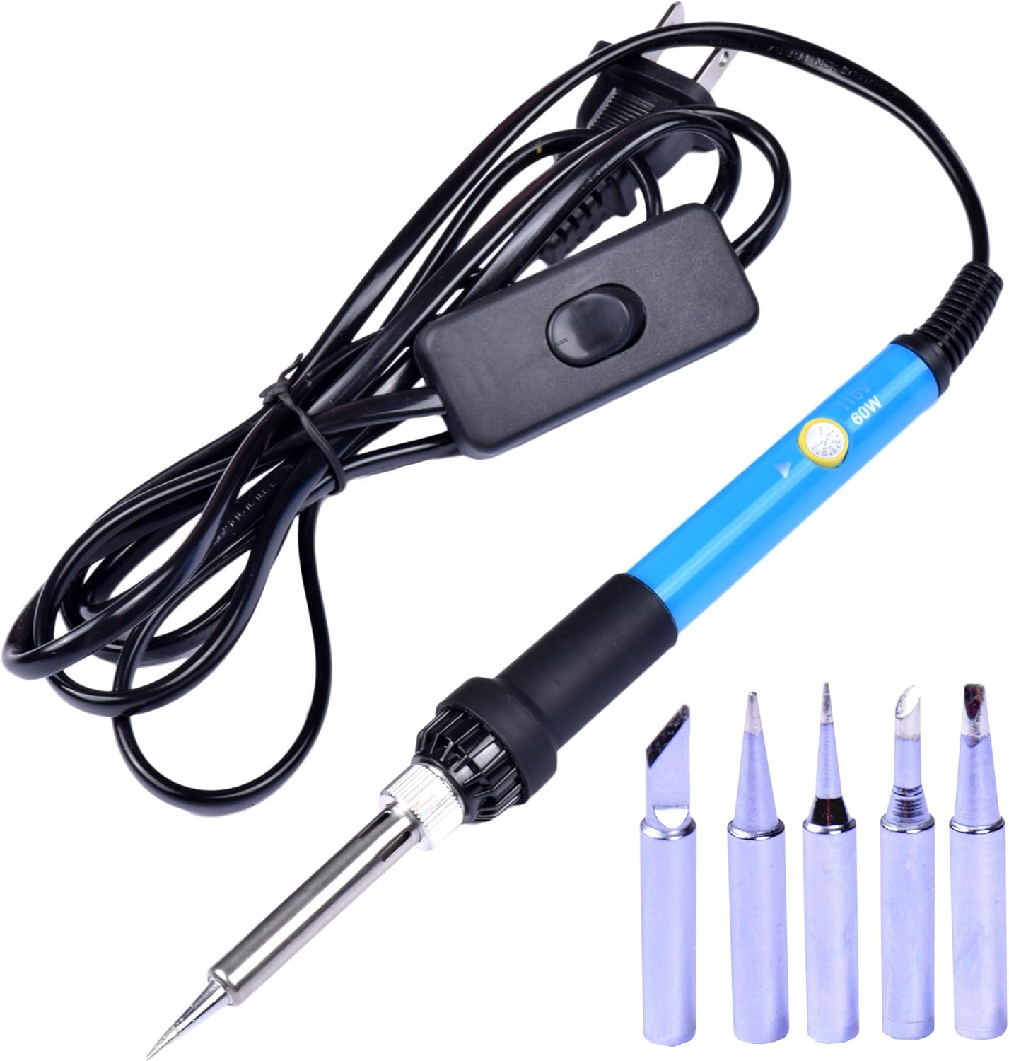 Amazon.com: Electric Soldering Iron Kit 60W 110V Adjustable Temperature ...