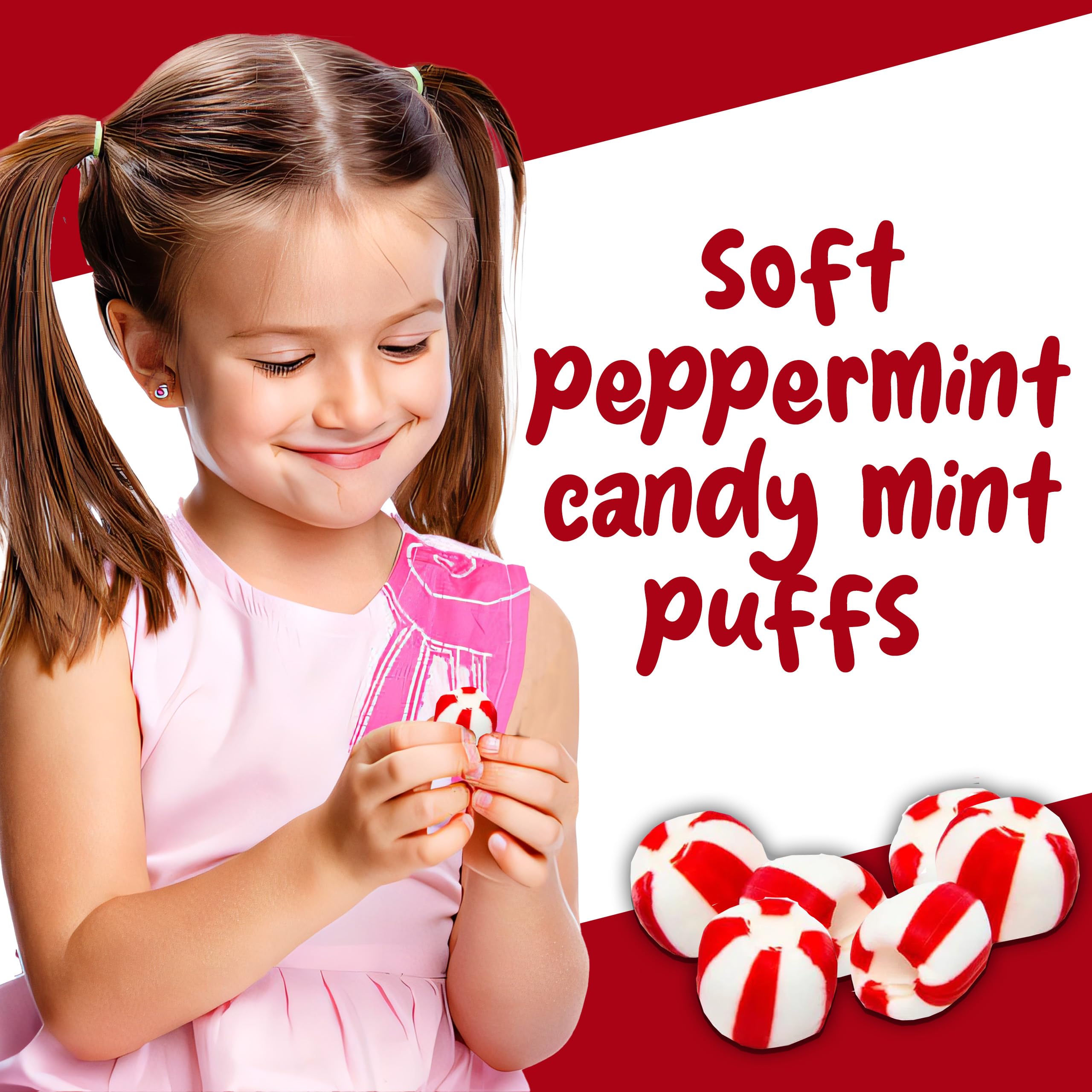 Snapklik.com : Soft Peppermint Candy Balls, 5 LB Of Holiday Classic ...