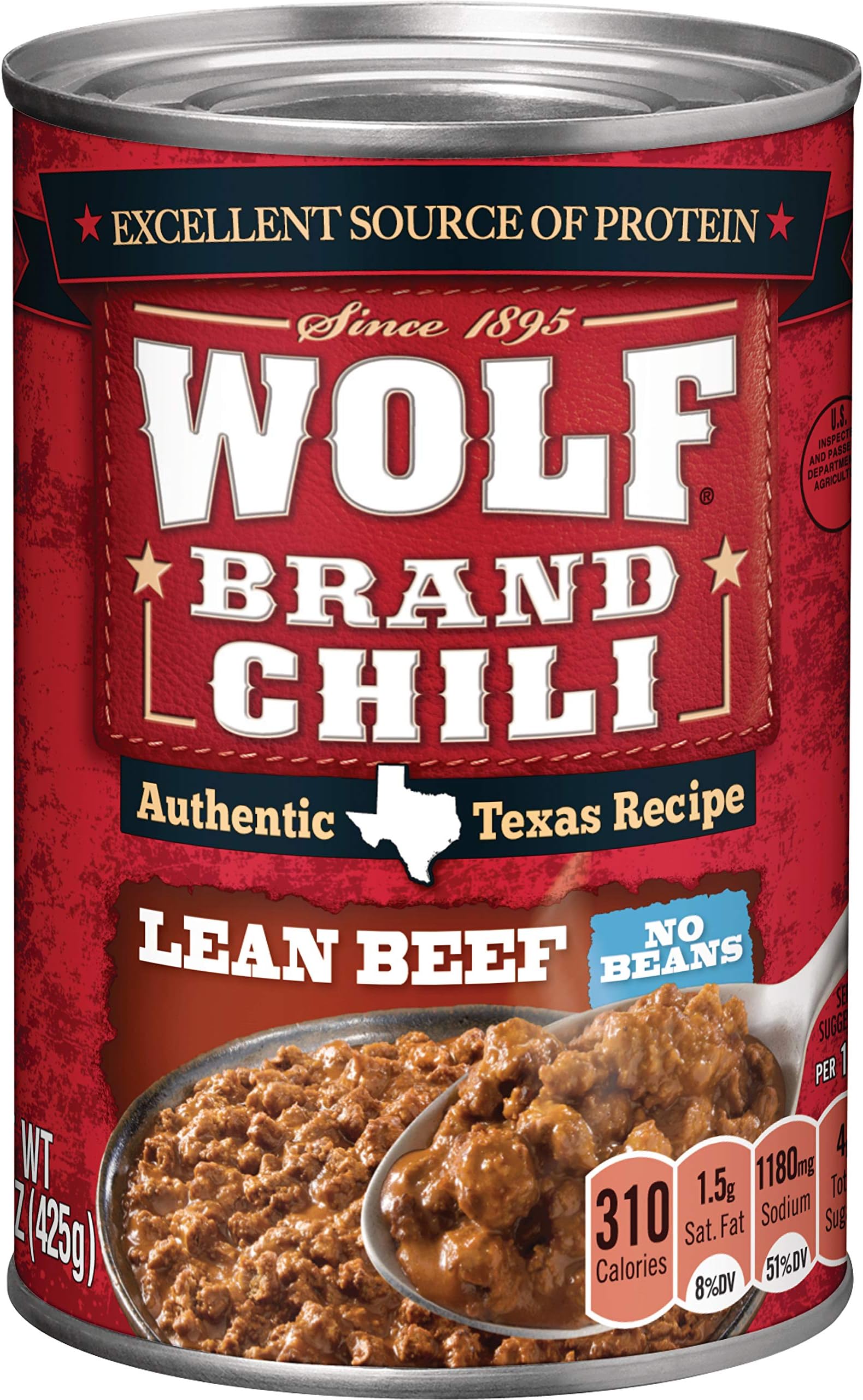 Amazon.com : Wolf Brand Chili, Lean Beef no Beans : Grocery & Gourmet Food