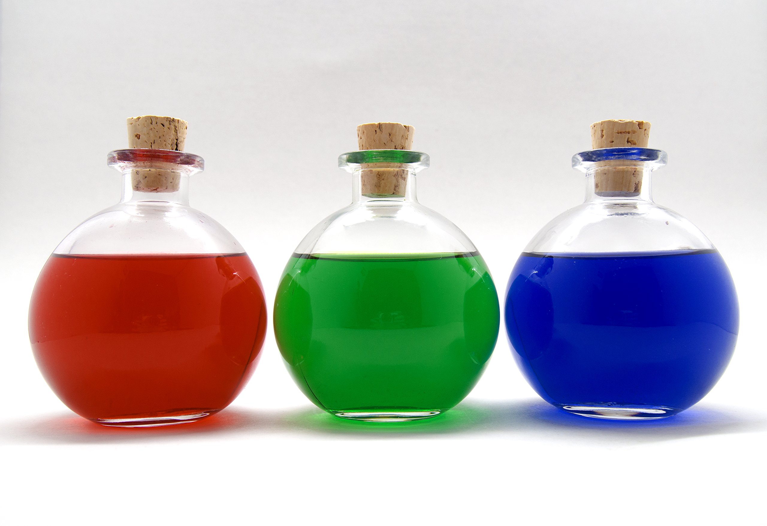 Set Of 3 Potion Bottles Red Green And Blue Video | Desertcart QATAR