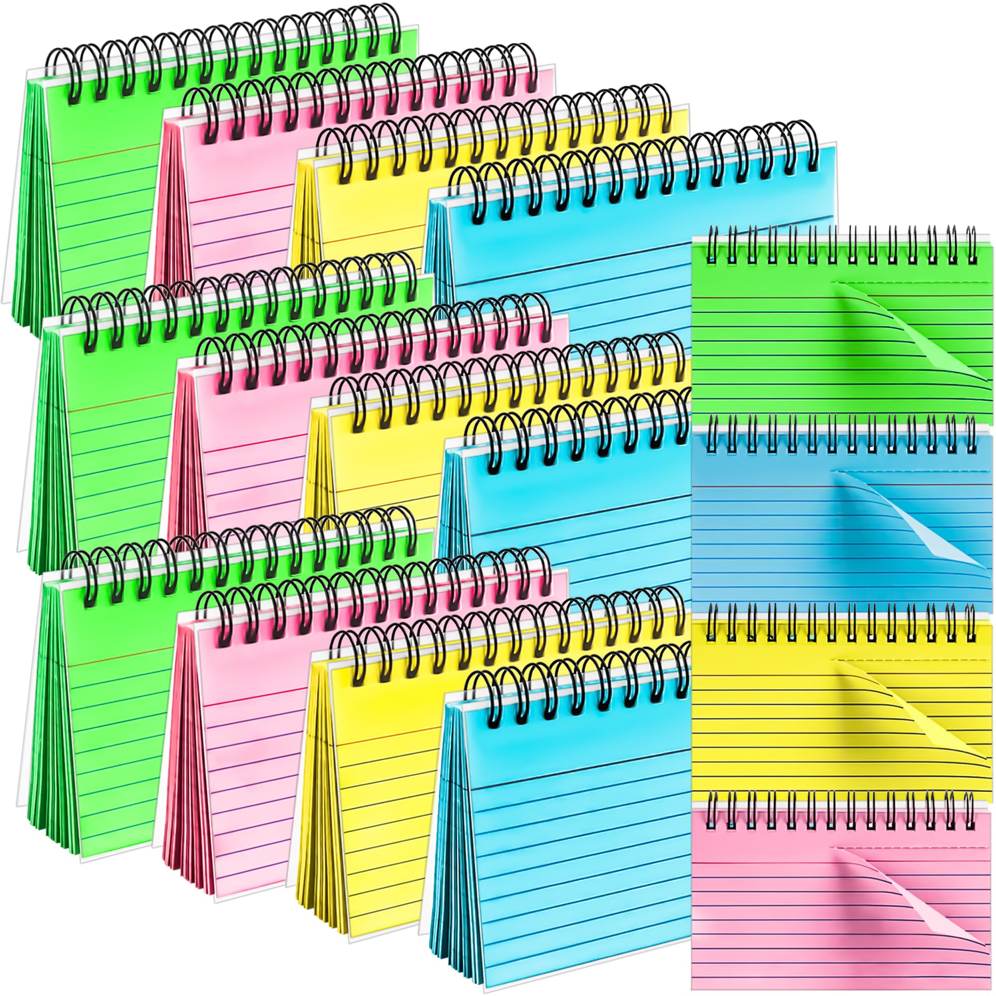 Snapklik.com : MotBach 800 Sheets Spiral Ruled Index Cards, 5 X 3 Inch ...