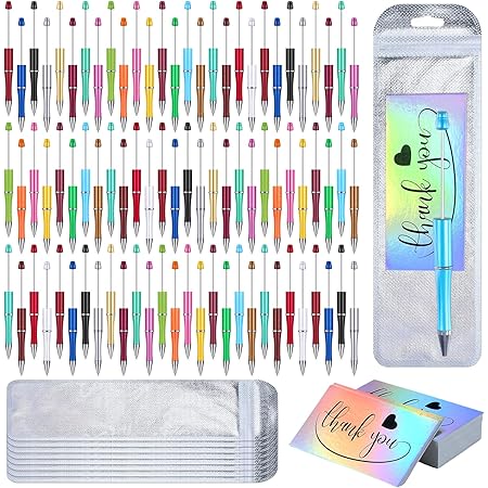 Amazon.com : Cholemy 15 Pcs Metal Beadable Infinity Pencils with 30 Pcs ...