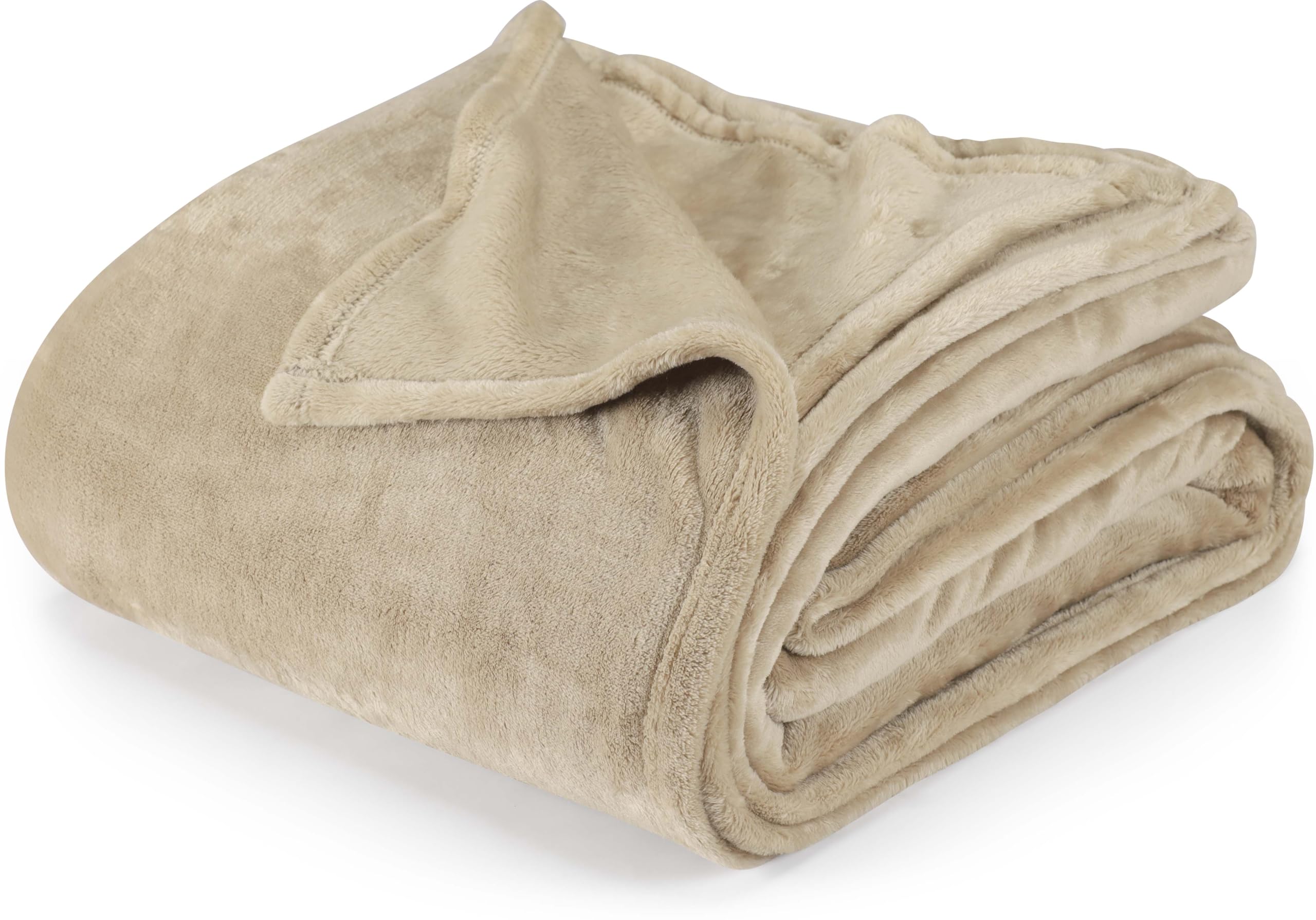 Amazon.com: Utopia Bedding Camel Fleece Blanket Twin Size Lightweight Fuzzy Soft Anti-Static ...