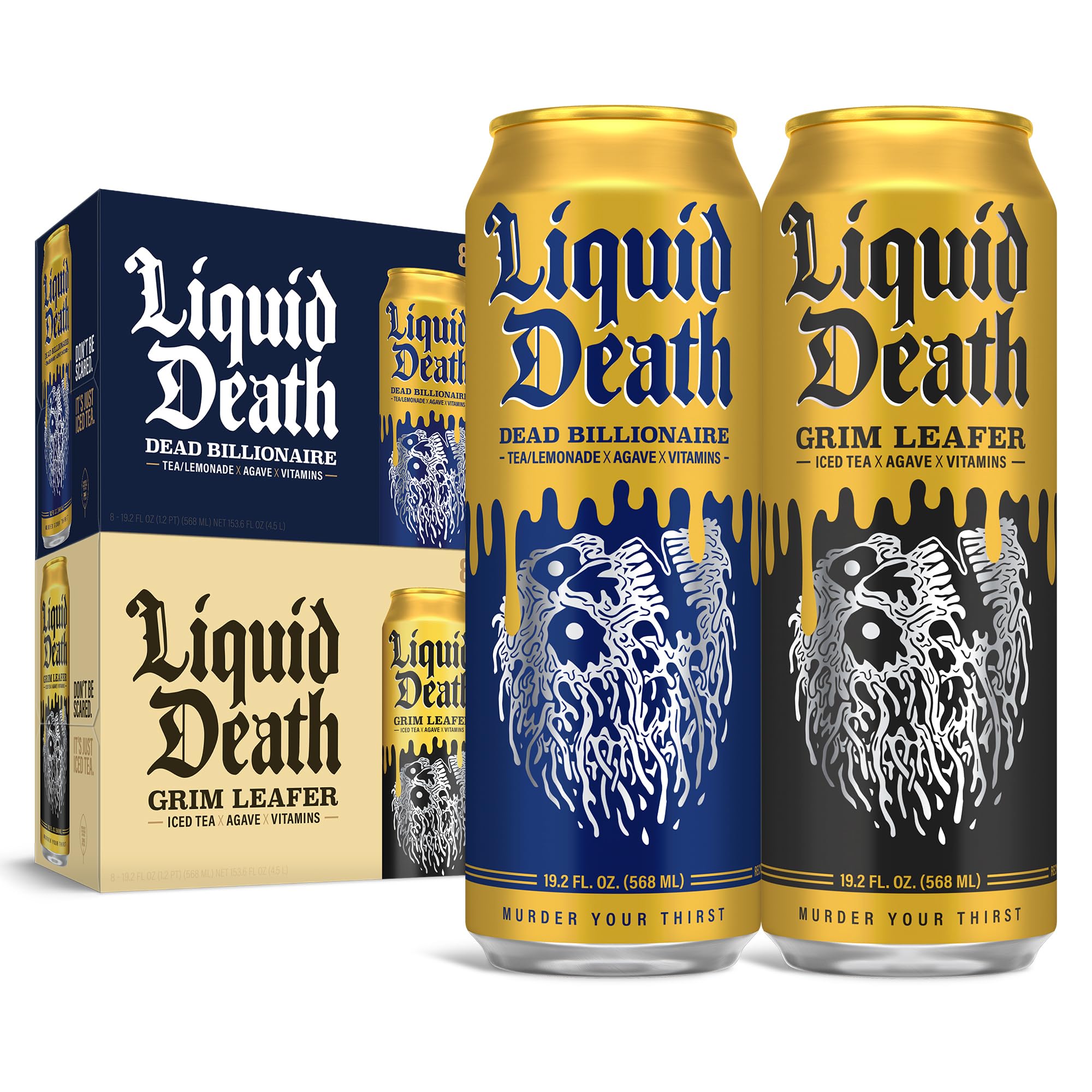 Amazon.com : Liquid Death Dead Billionaire (aka Armless Palmer) & Grim ...