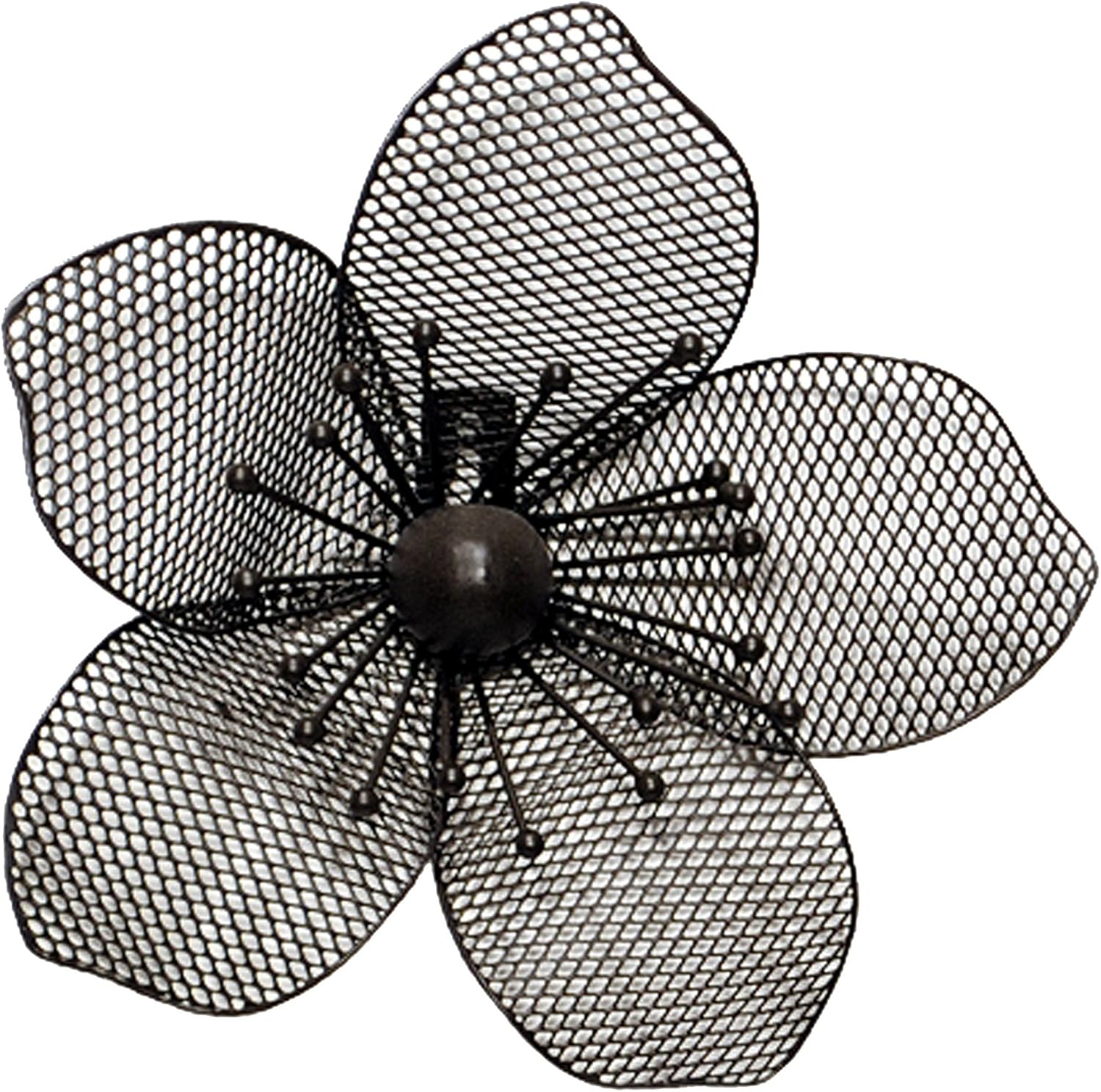 Amazon.com: Foreside Home and Garden Boho Black Metal Mesh Lilly, Small ...