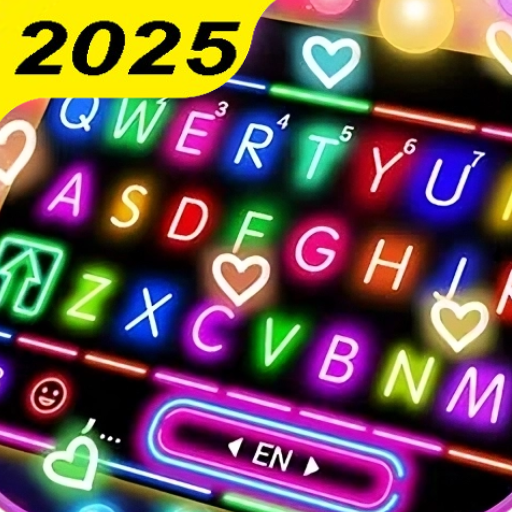 Neon Glow LED Keyboard for Fire Tablets – Emojis, GIFs & Custom Themes ...